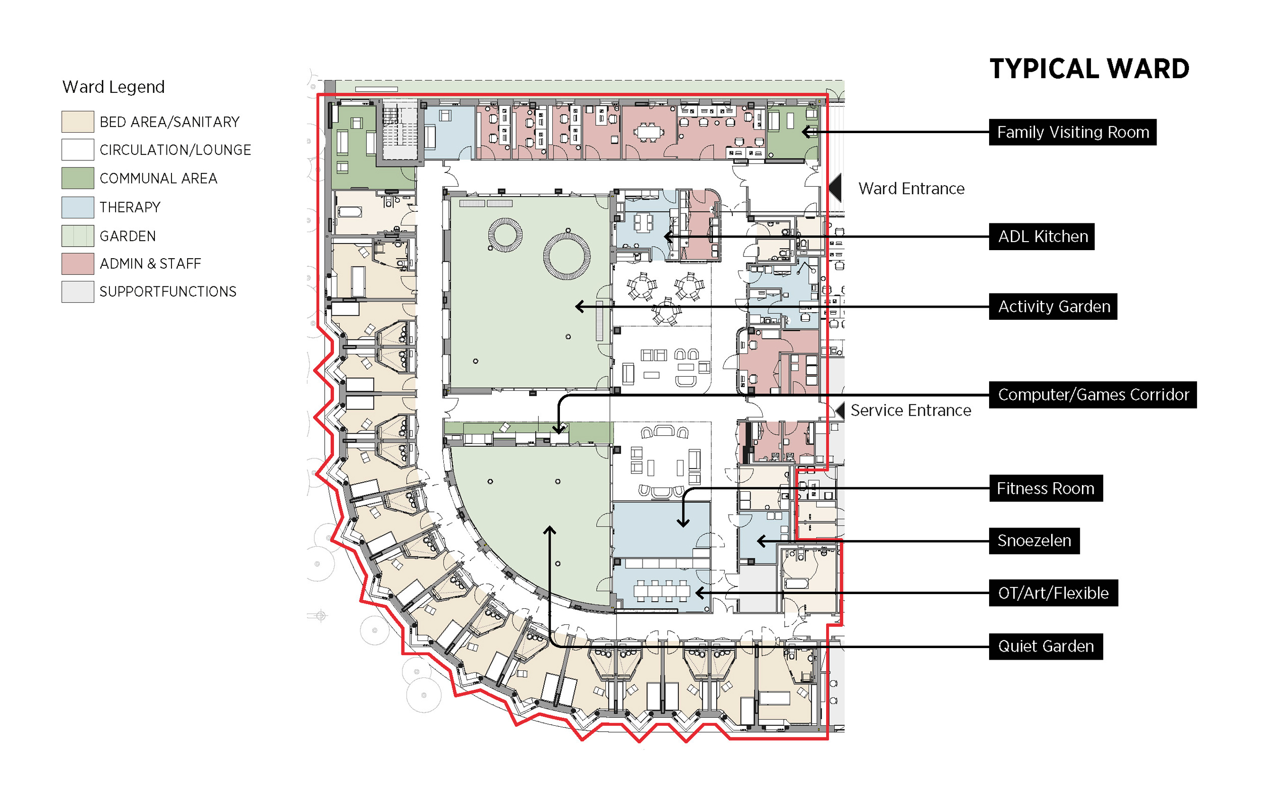 Springfield University Hospital, mental health by C.F. Møller ...