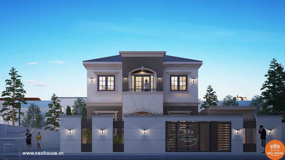 Mẫu nhà biệt thự 2 tầng kiểu Châu Âu 10x12m tại HCM by NEOHouse CTy ...