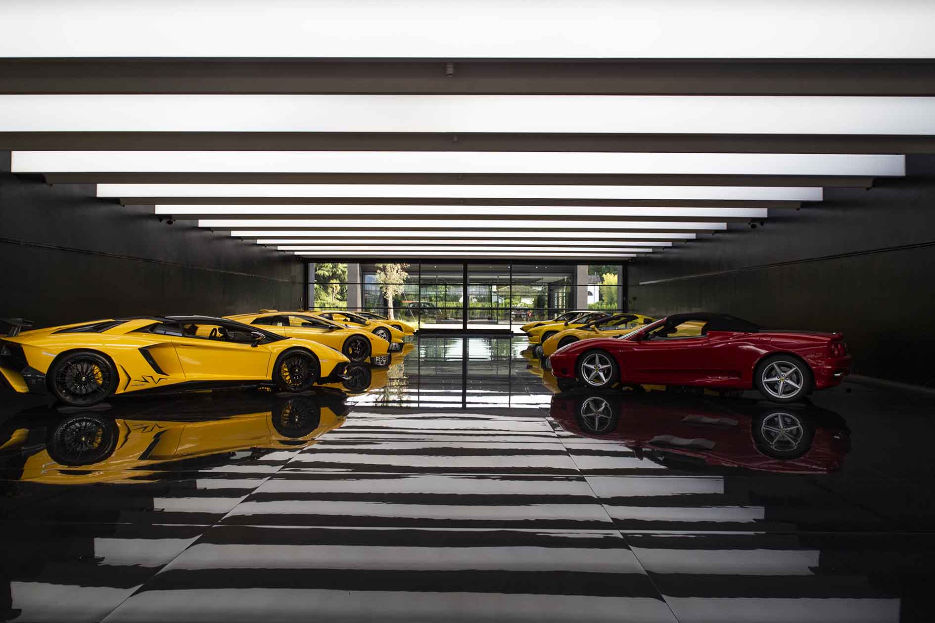 Sports car showroom by Bornelloworkshop - Architizer
