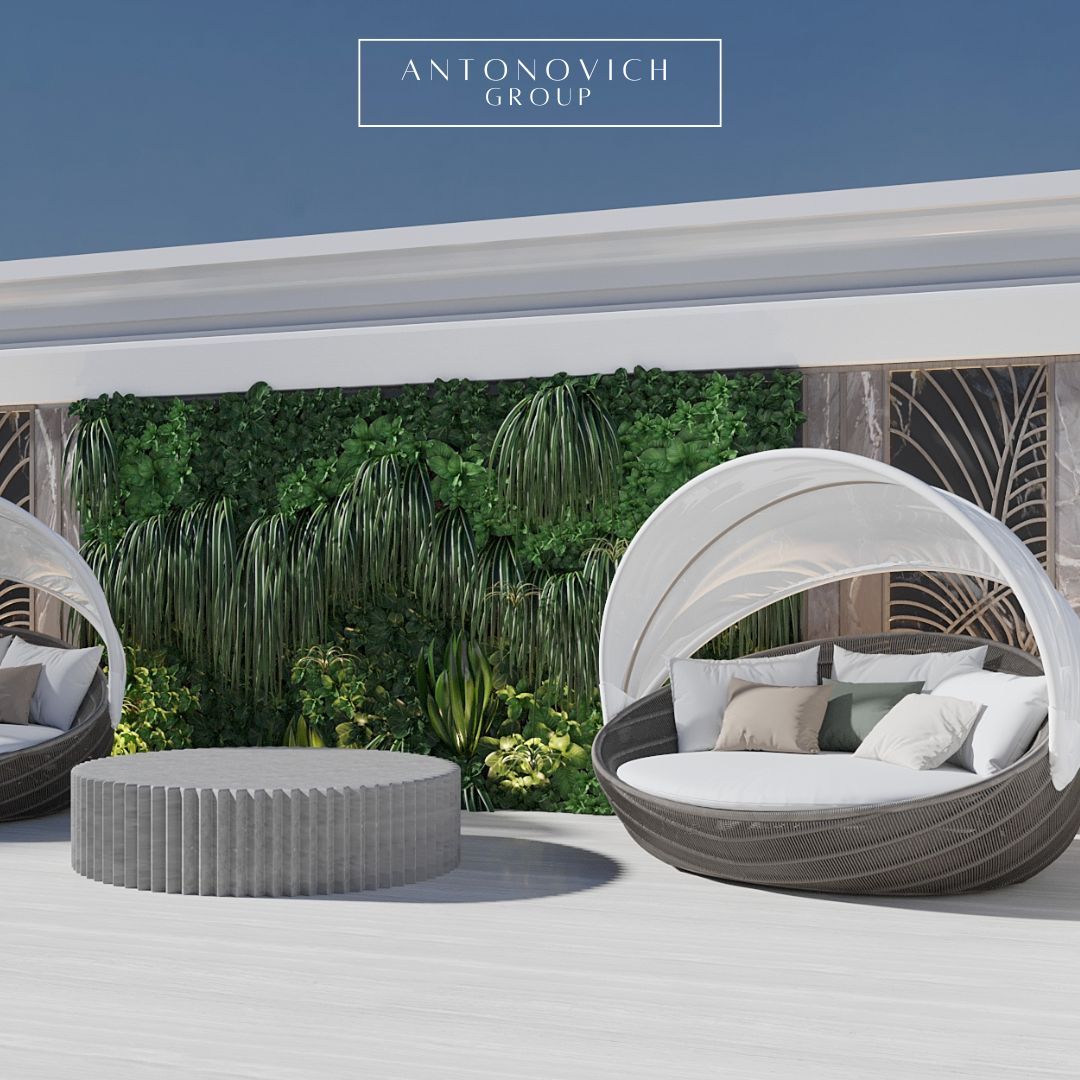 Outdoor Luxury: Modern Villa Terrace Furniture by LUXURY ANTONOVICH ...