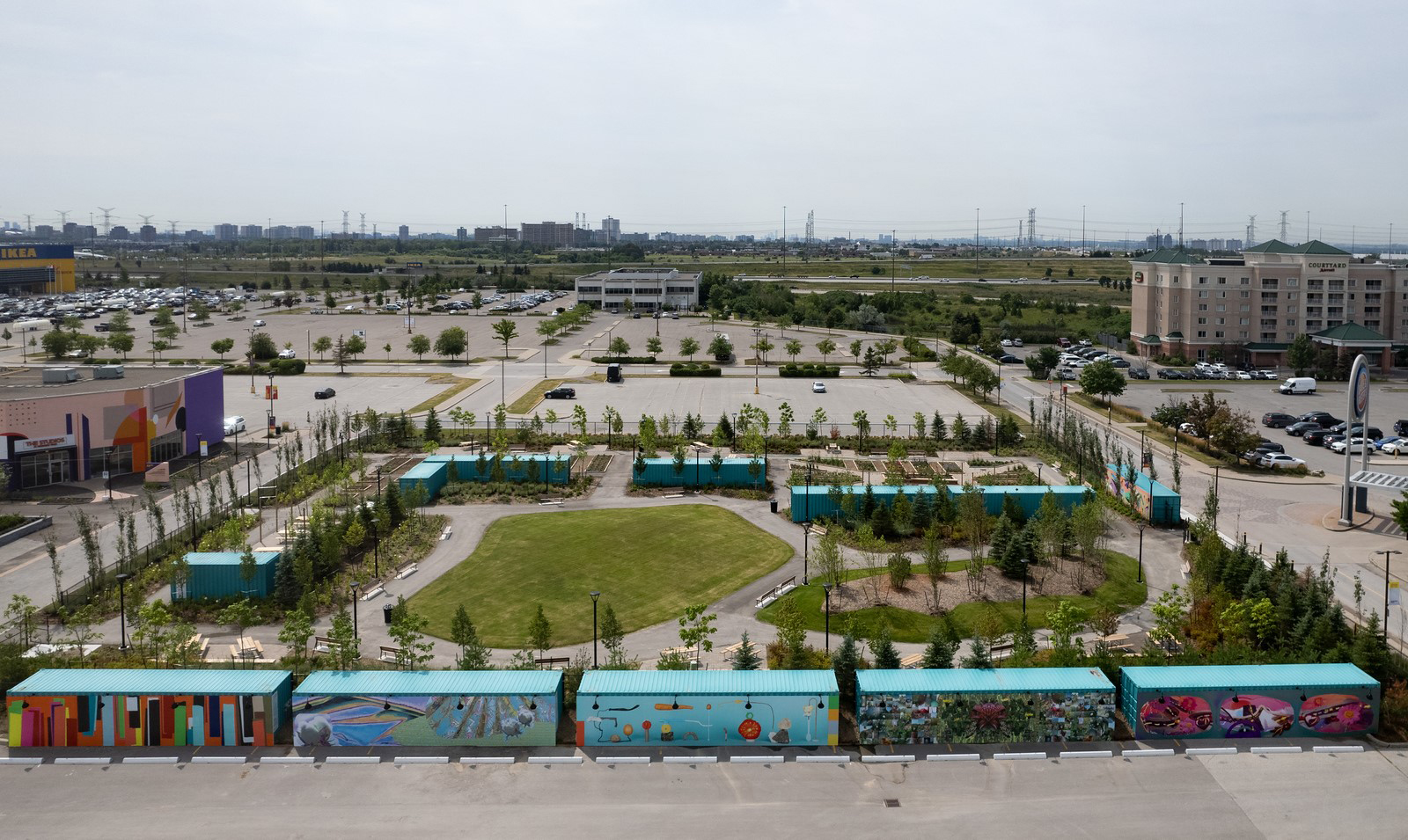 Assembly Park: Gardens, Plaza, and Studios by Giannone Petricone ...