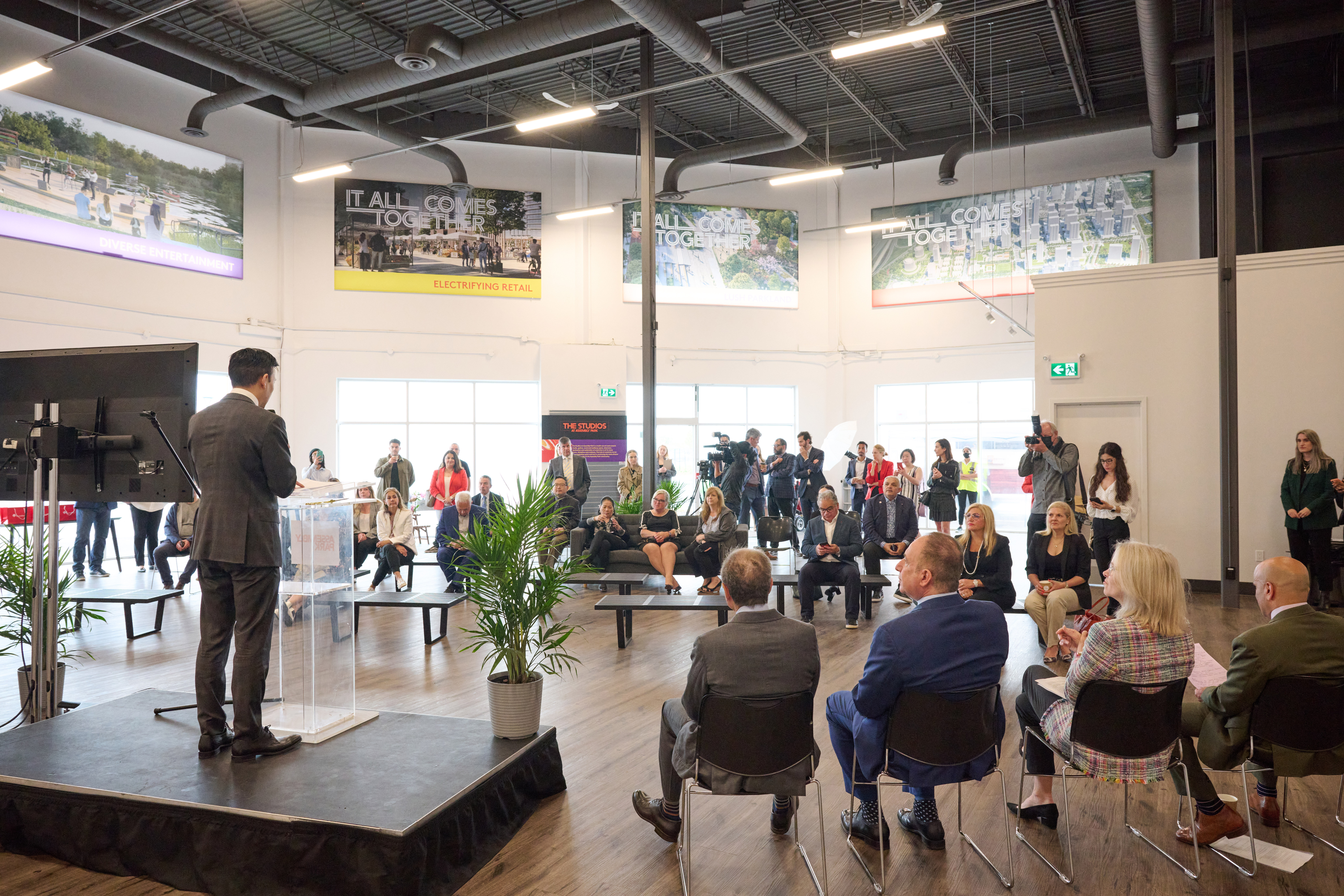 Assembly Park: Gardens, Plaza, and Studios by Giannone Petricone ...