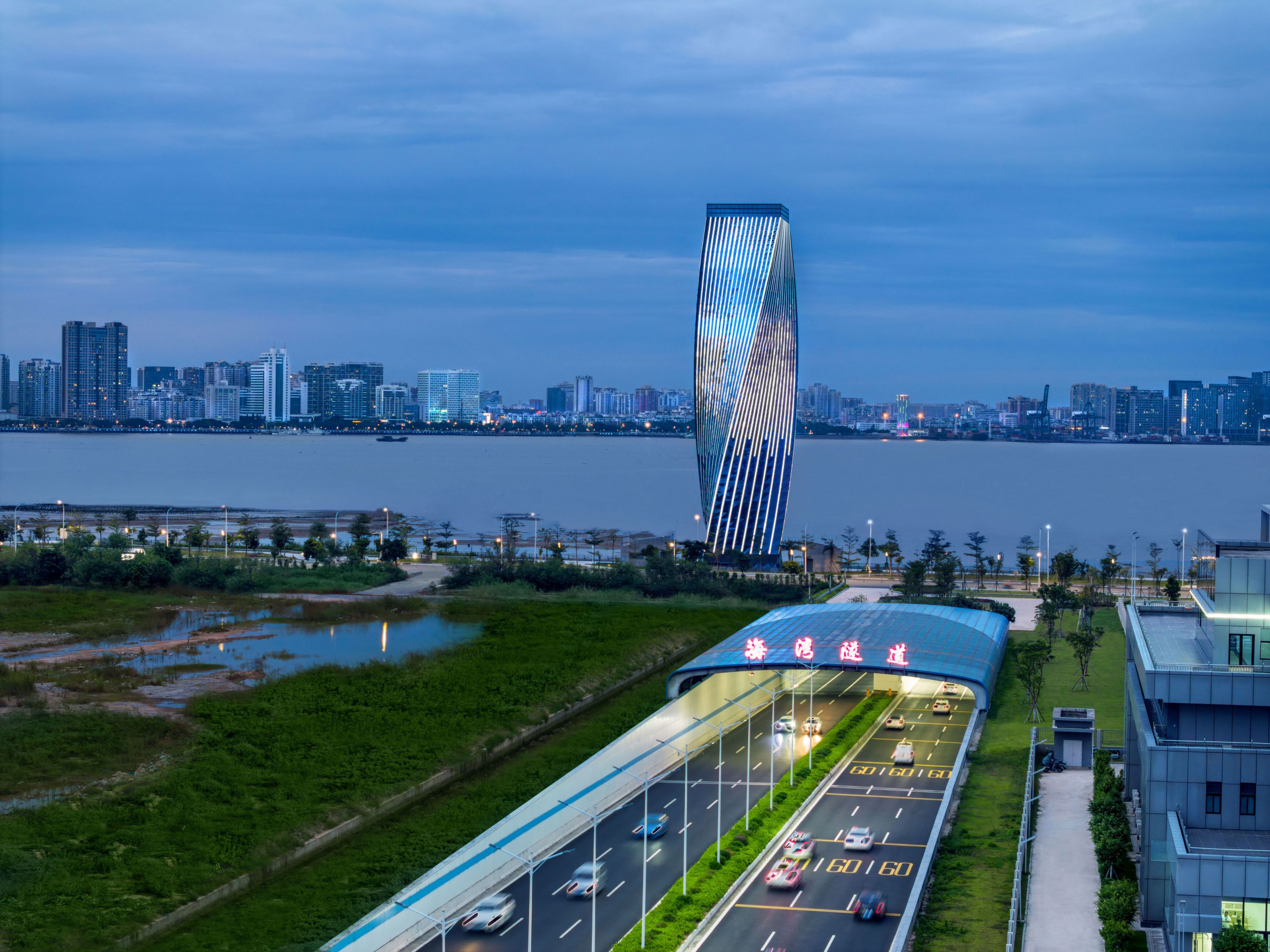 Ventilation Towers of Shantou Suai Bay Tunnel by Hunan Provincial ...