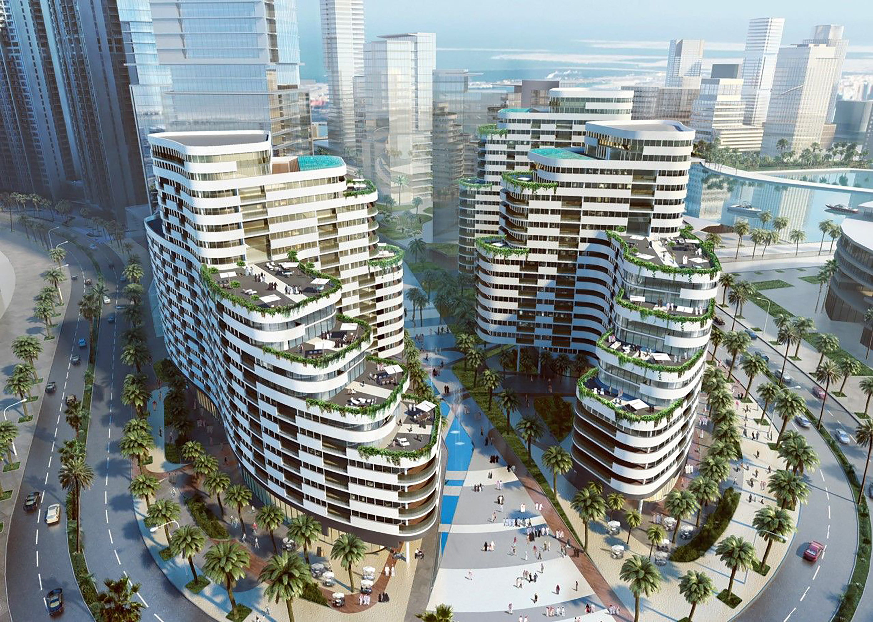 Residential Tower, Dubai. Mixed Use - UAE. by COOOP. - Architizer