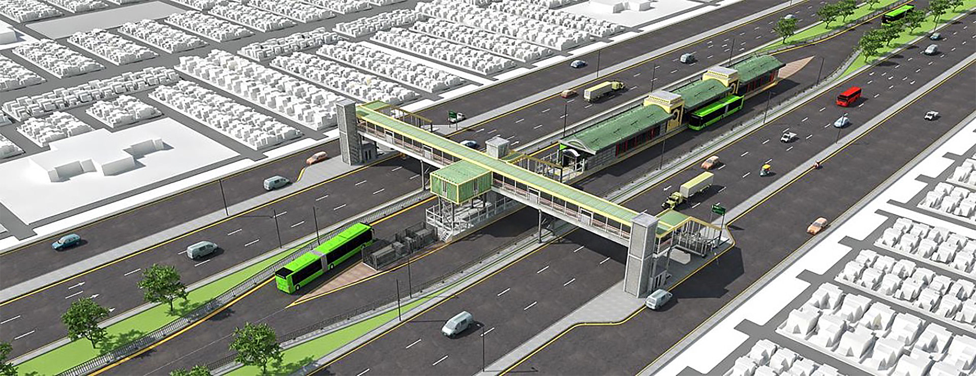 Green Line, Karachi. Urban Mass Transit - Pakistan by COOOP. - Architizer