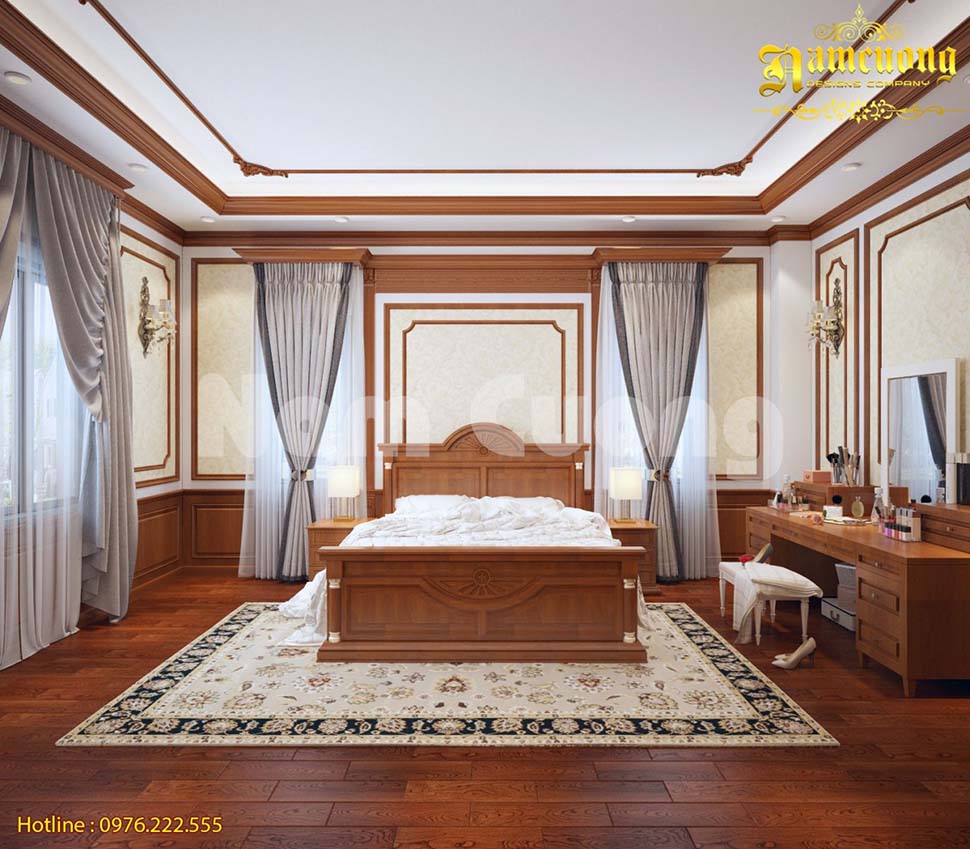 Mẫu thiết kế nội thất gỗ nhà 3 tầng by Công ty cổ phần tư vấn thiết kế ...