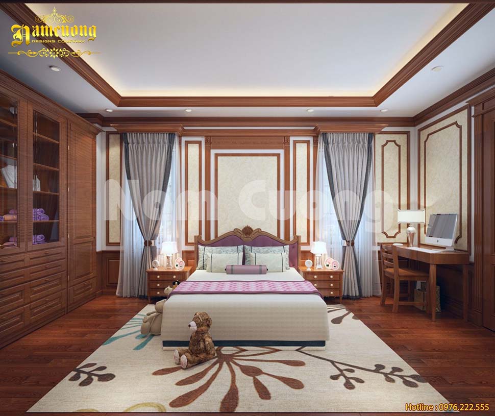 Mẫu thiết kế nội thất gỗ nhà 3 tầng by Công ty cổ phần tư vấn thiết kế ...