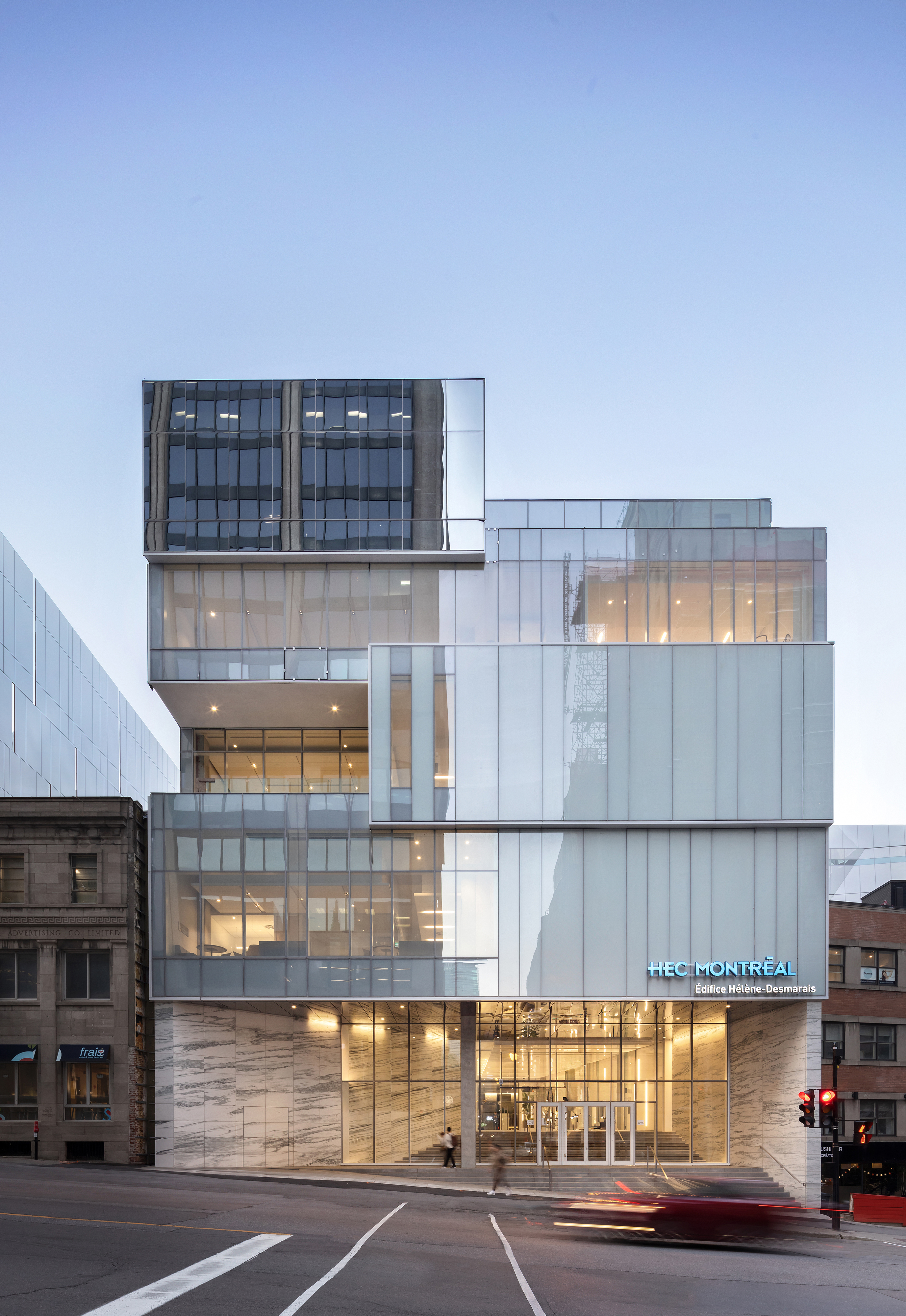 Hélène Desmarais Building – HEC Montréal by Provencher_Roy - Architizer
