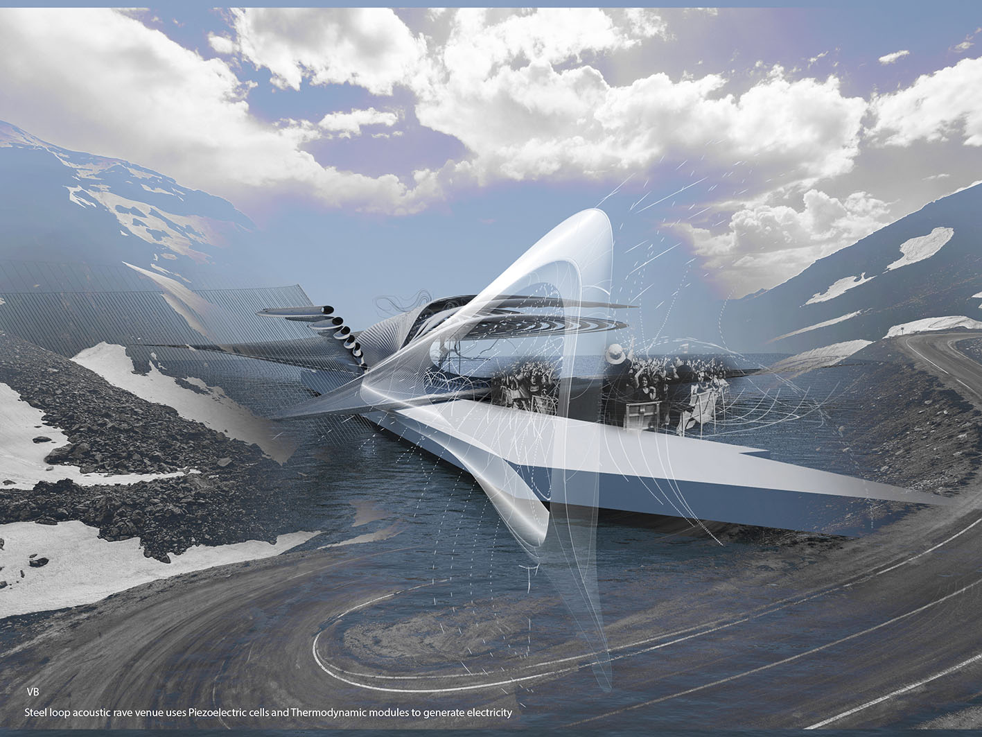 Thermodynamic wind tunnel chapel and club by Margot Krasojevic ...