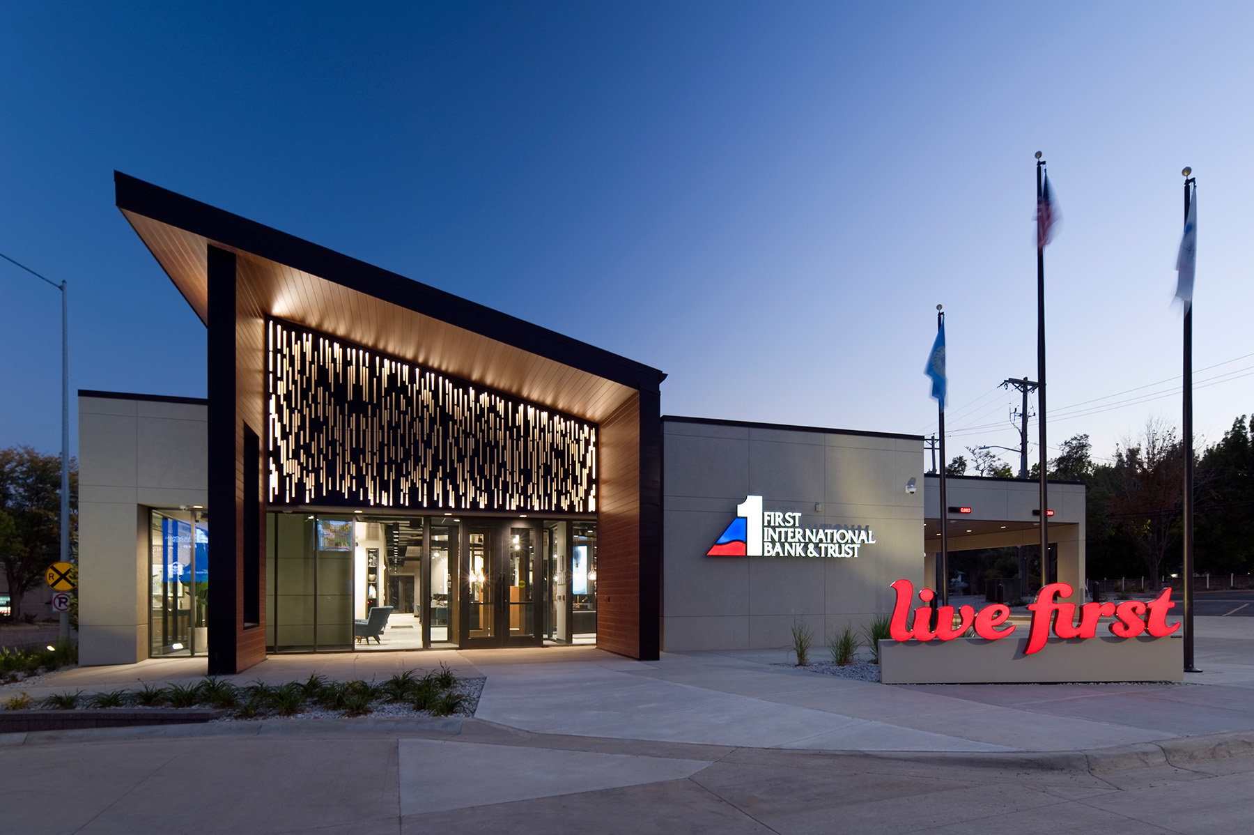 First International Bank and Trust Office by JLG Architects - Architizer