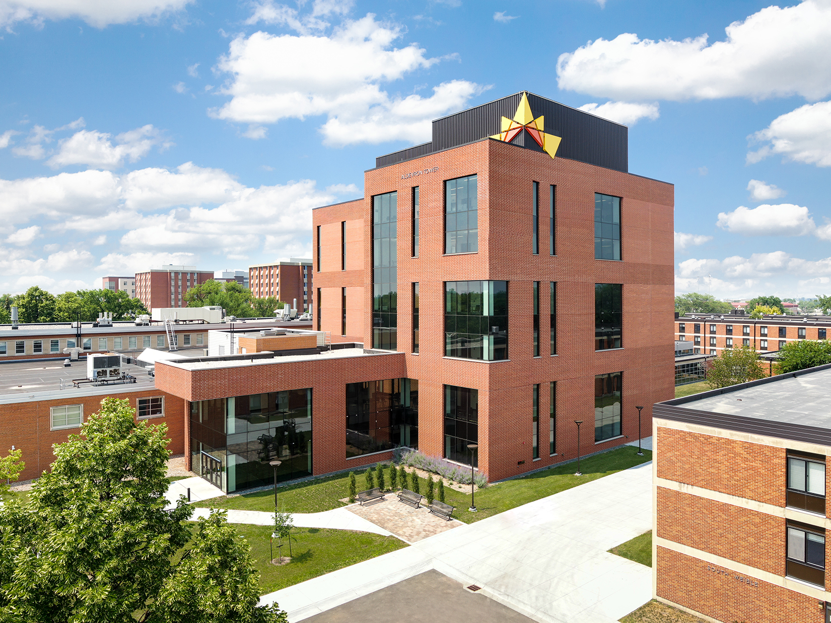 NDSU Aldevron Tower by JLG Architects - Architizer