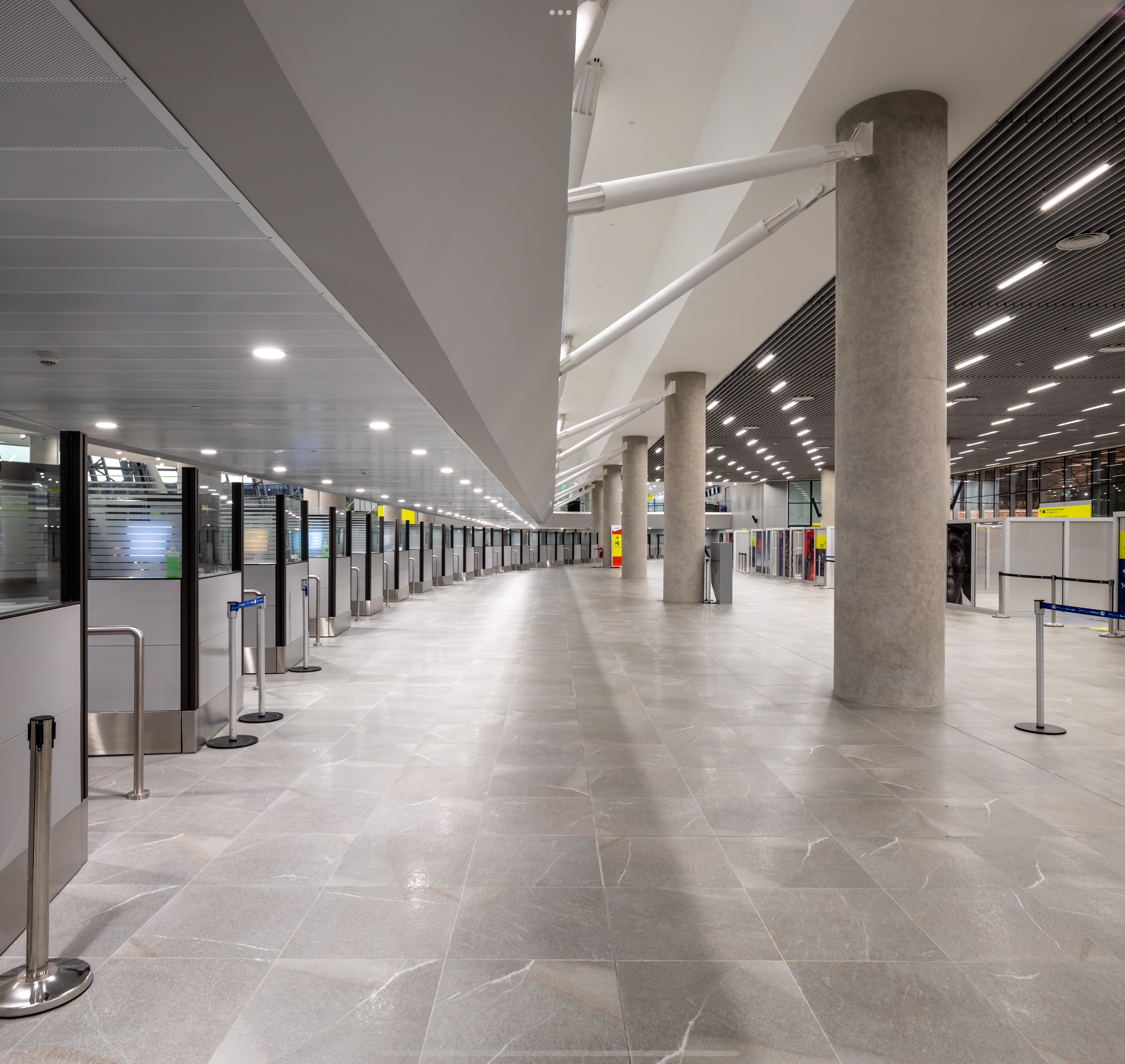AMB International Airport Interior Design by Grupo Arquitectos - Architizer