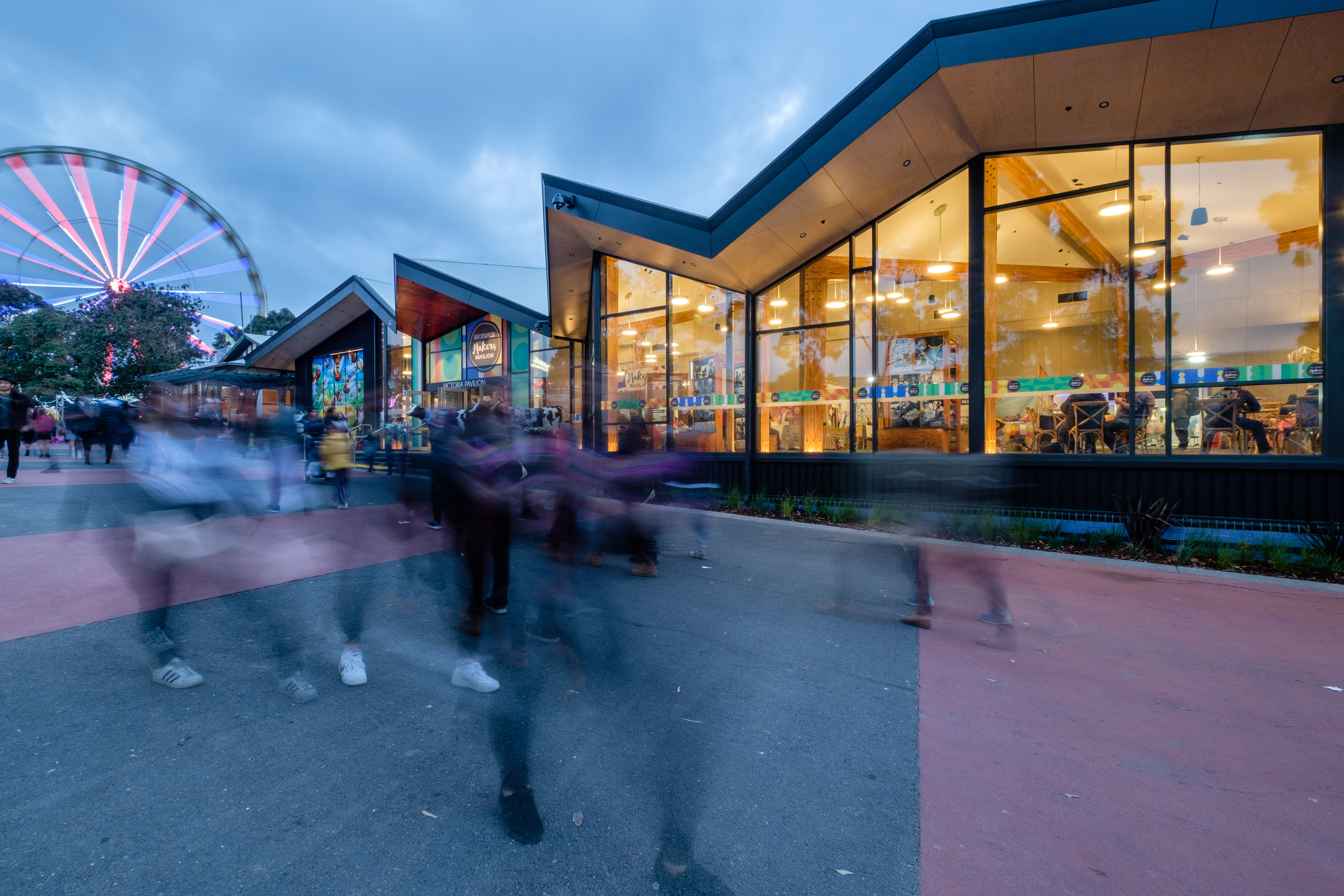 Melbourne Showgrounds Victoria Pavilion by Brand Architects - Architizer