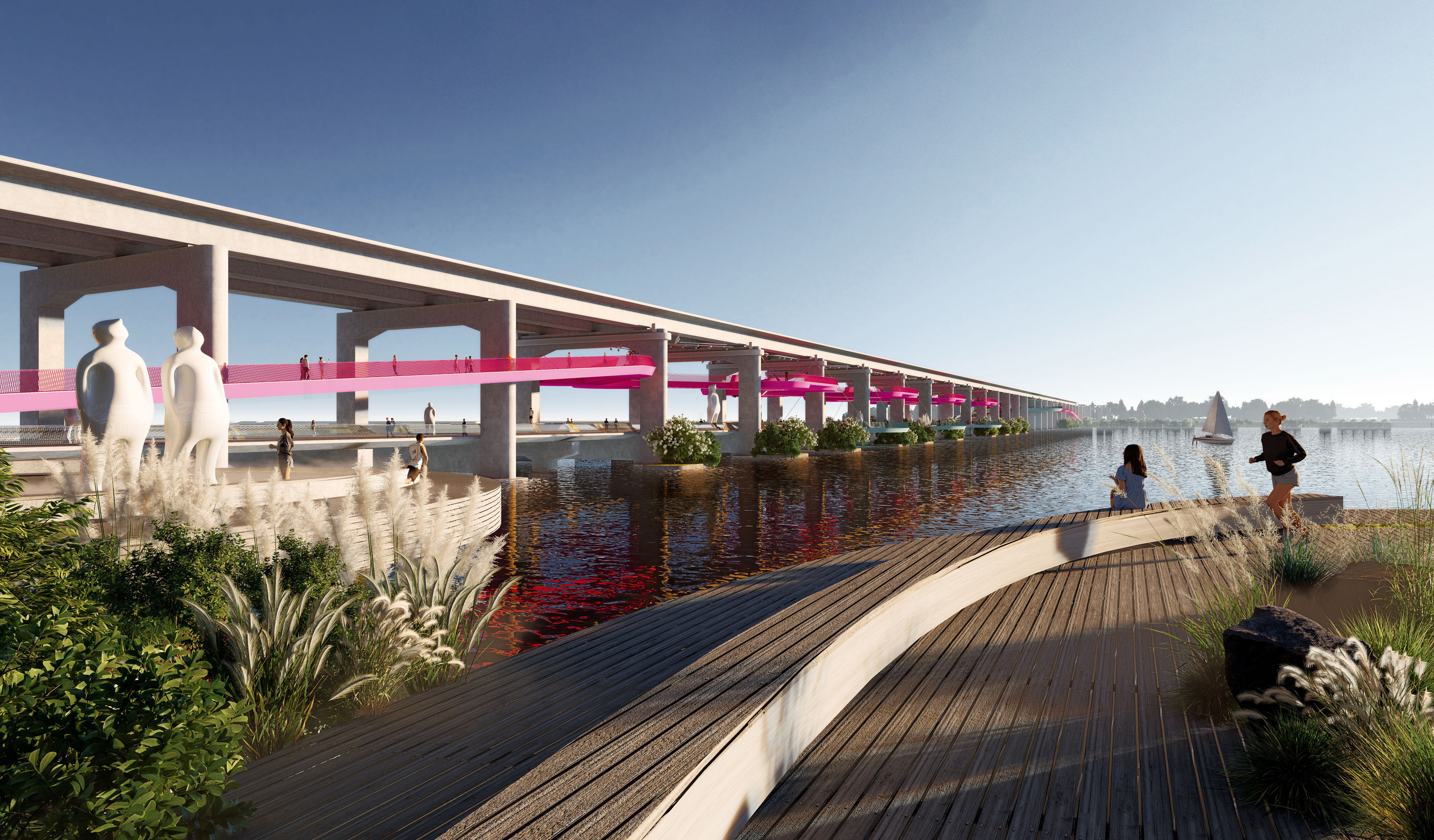 Jamsu Bridge Pedestrianization - The Longest Gallery by Arch Mist ...