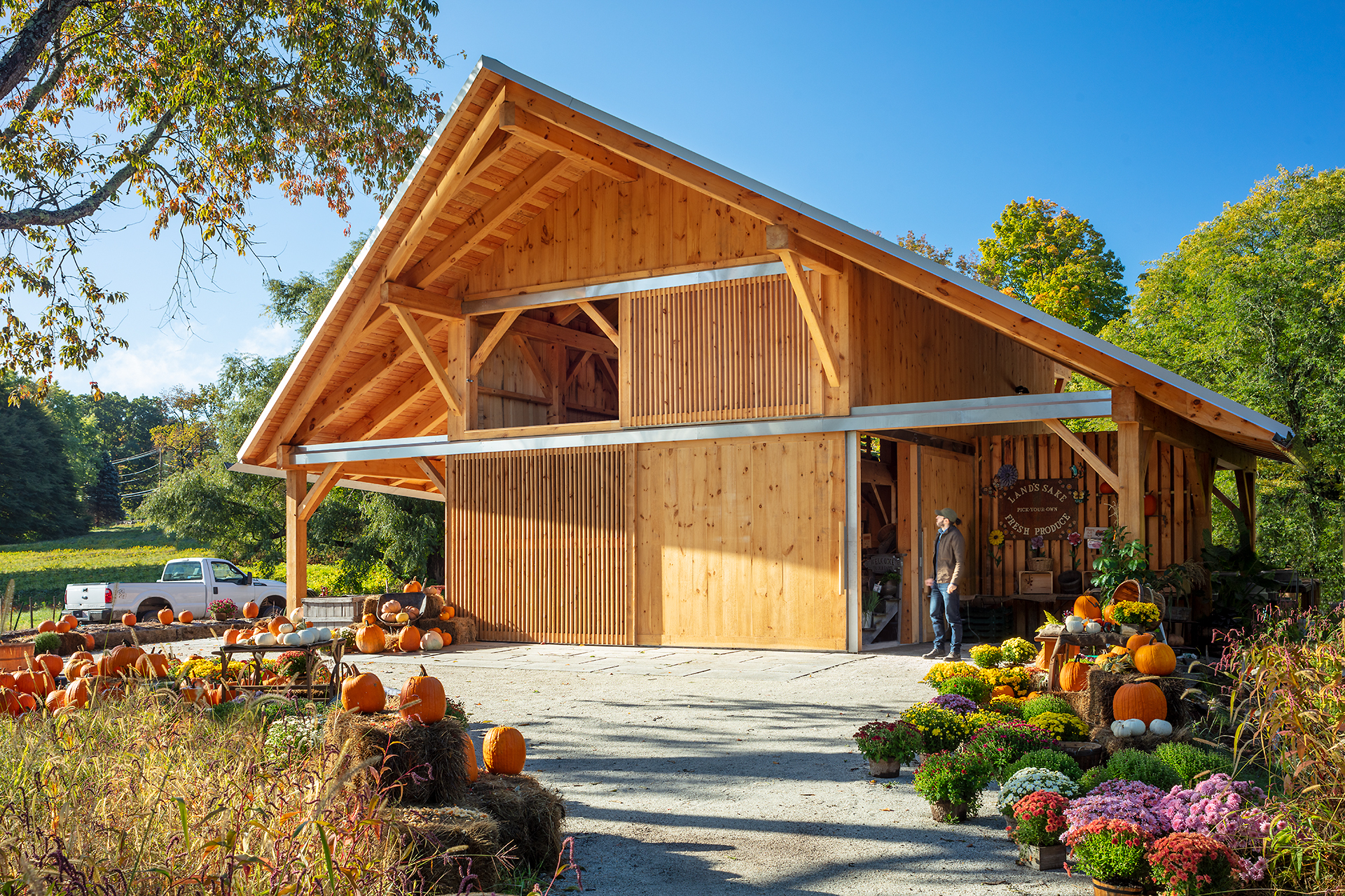 Land's Sake Farm, New Farmstand, Education Pavilion and Barn by PAYETTE ...