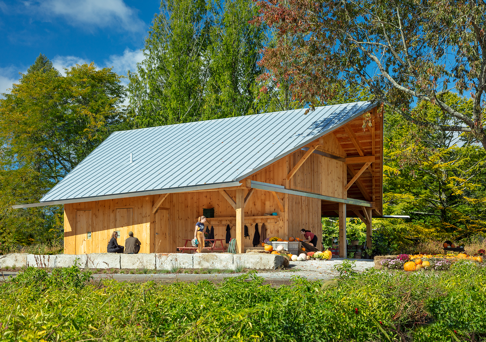 Land's Sake Farm, New Farmstand, Education Pavilion and Barn by PAYETTE ...