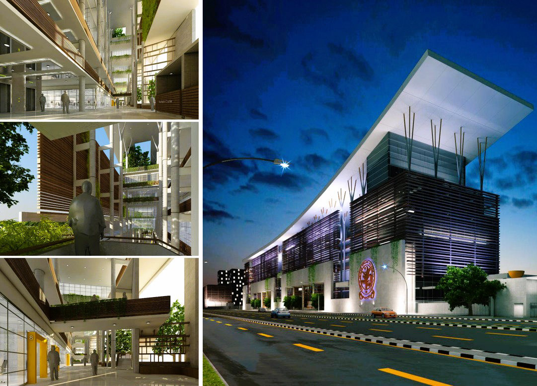 DHA Head Office Competition, Karachi. Commercial & Mixed Use, Pakistan ...