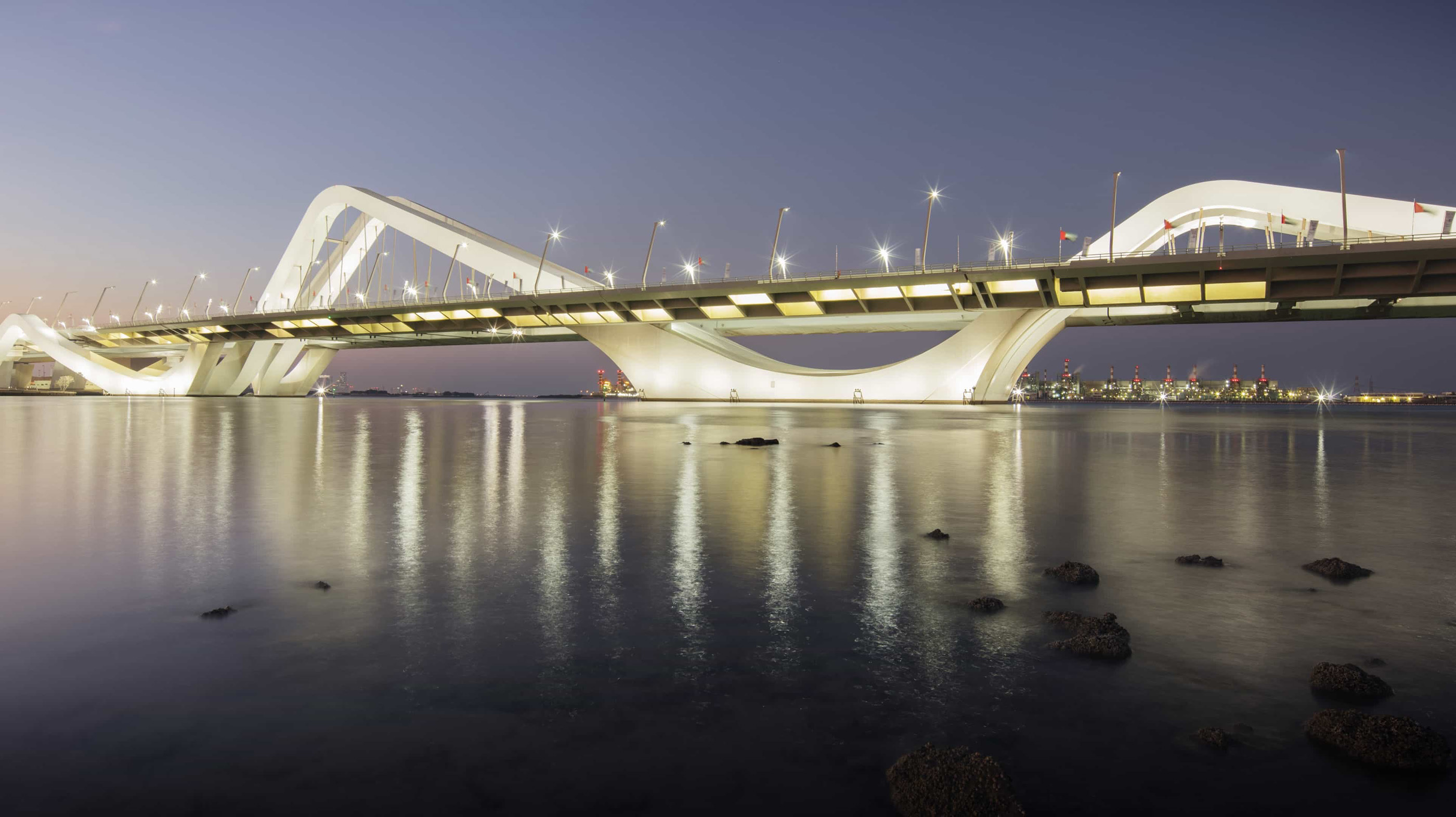 Sheikh Zayed Bridge, Abu Dhabi. Bridges & Interchanges, UAE by COOOP ...