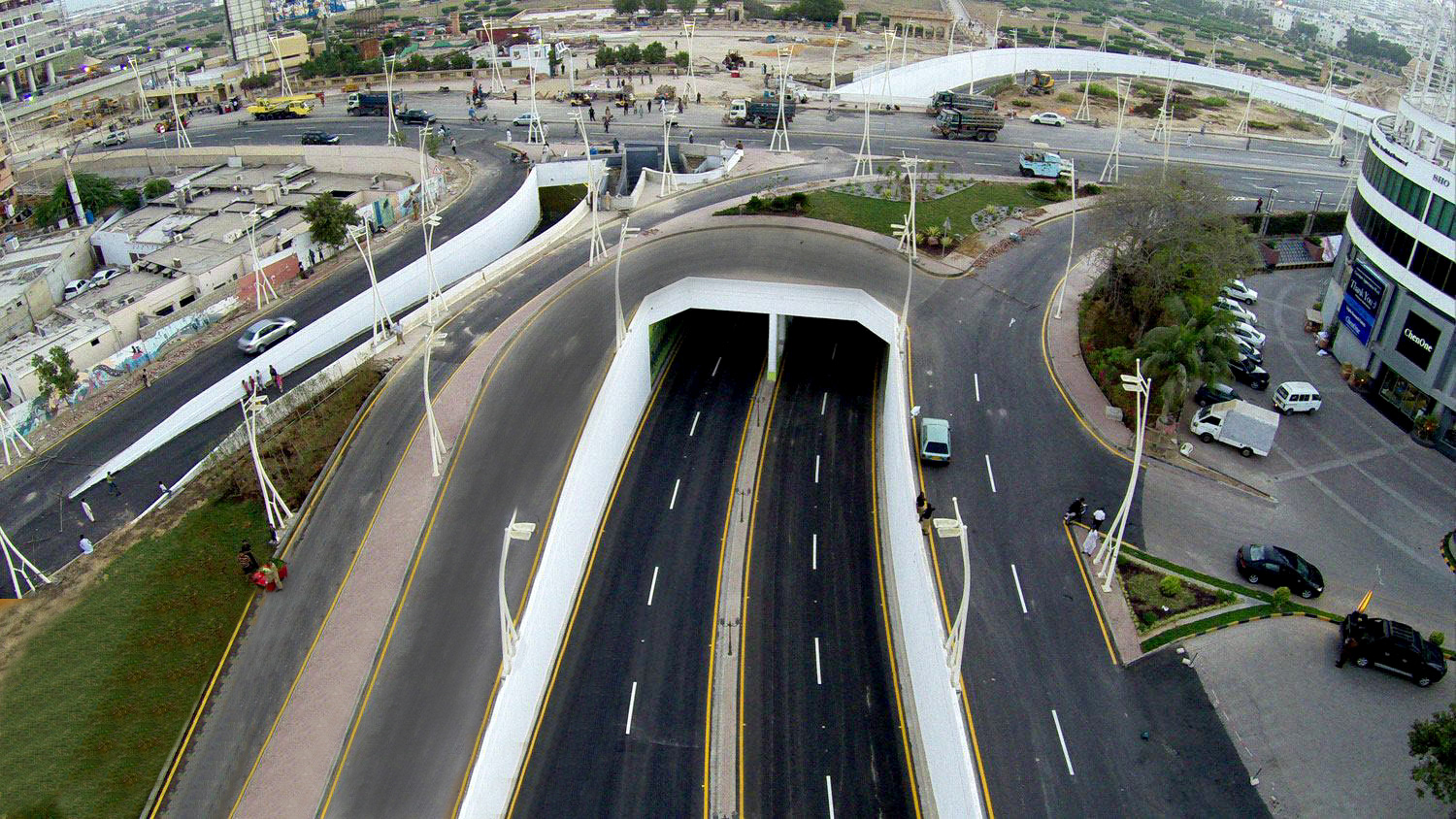 Bahria Icon Flyover & Underpasses, Karachi. Bridges & Interchanges ...