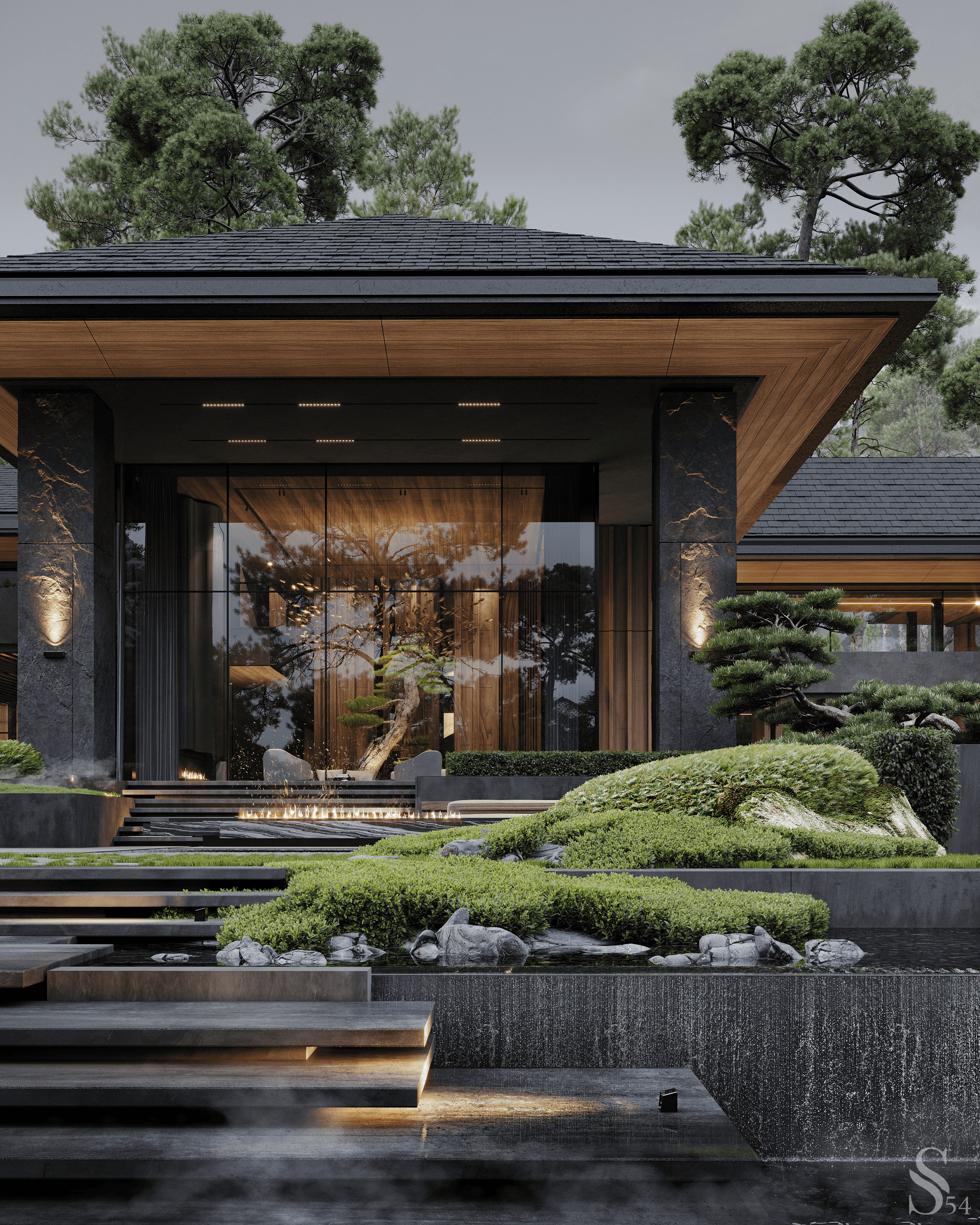 Villa Kensho With Oriental Motifs by Studia 54 - Architizer