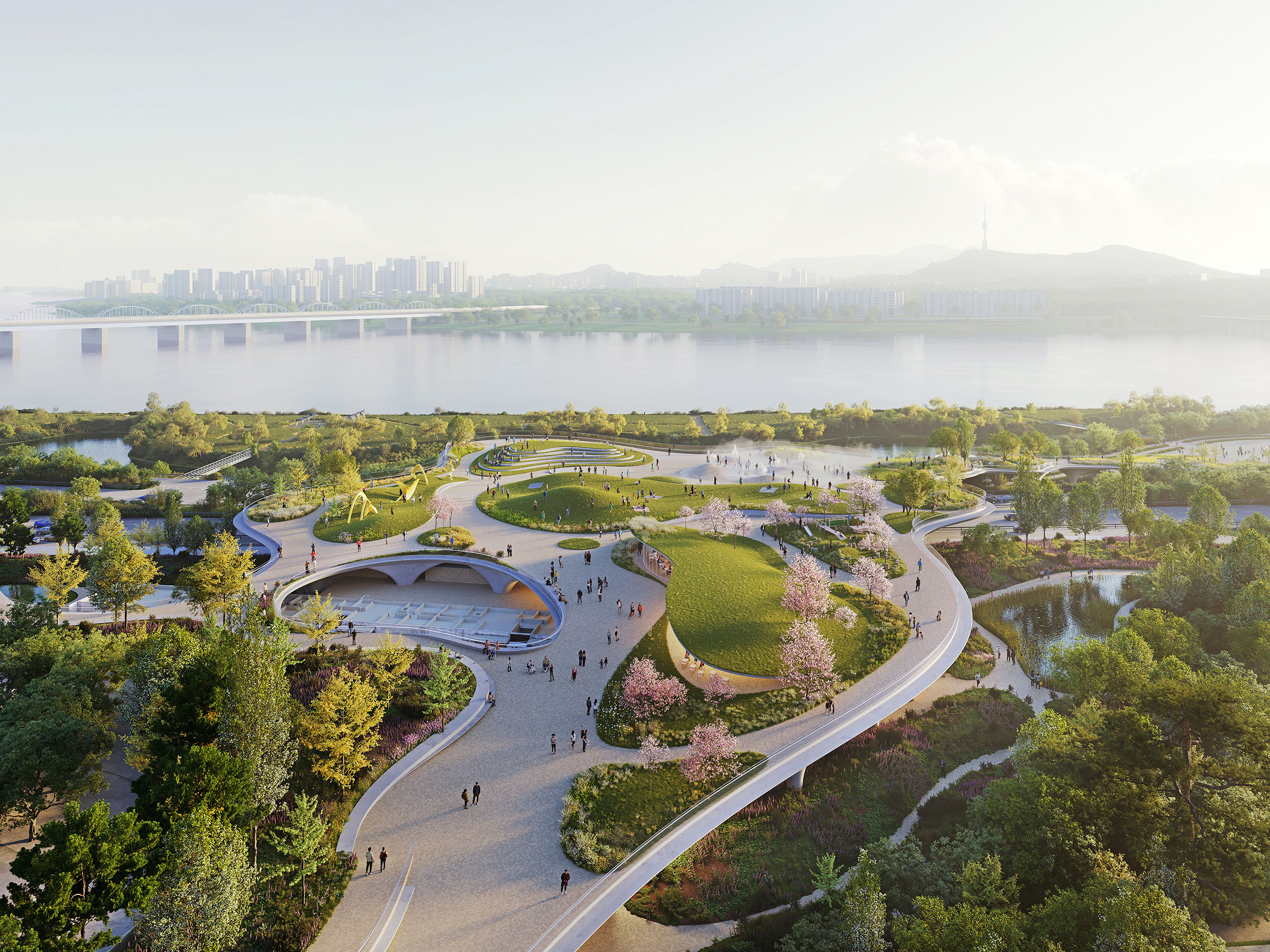 Scenery of Han River, Legacy of Memory in Seoul by ArchiWorkshop ...