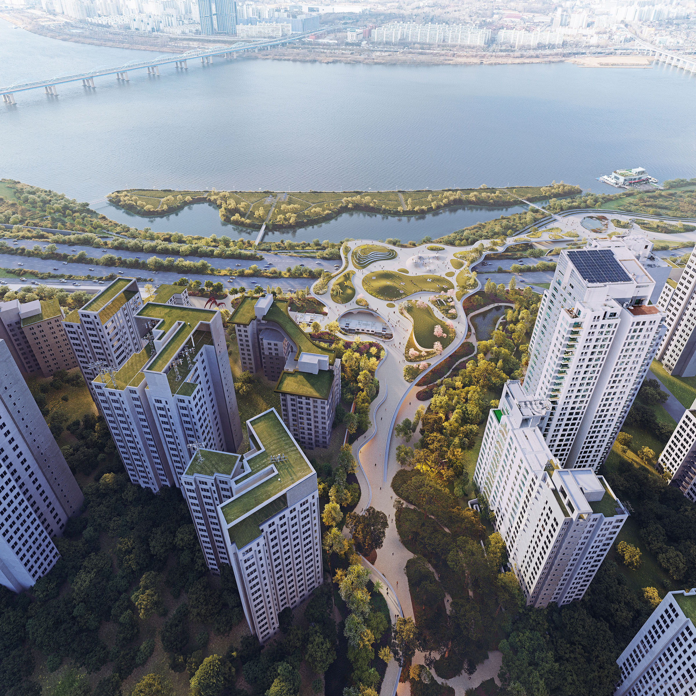 Scenery of Han River, Legacy of Memory in Seoul by ArchiWorkshop ...