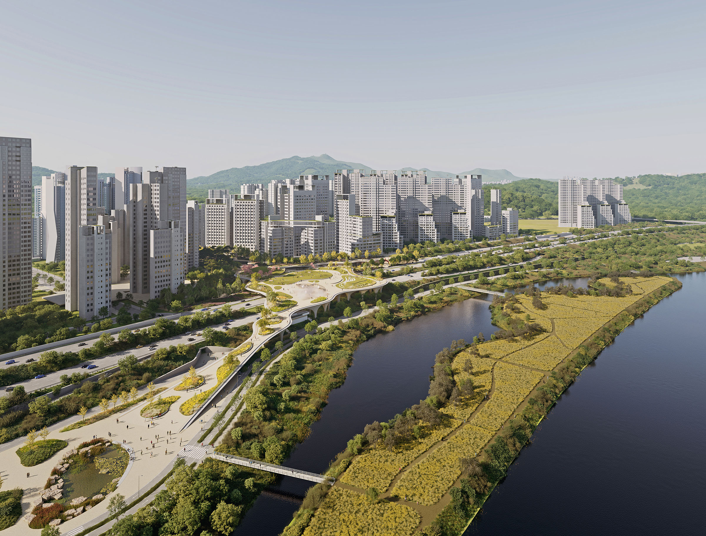 Scenery of Han River, Legacy of Memory in Seoul by ArchiWorkshop ...