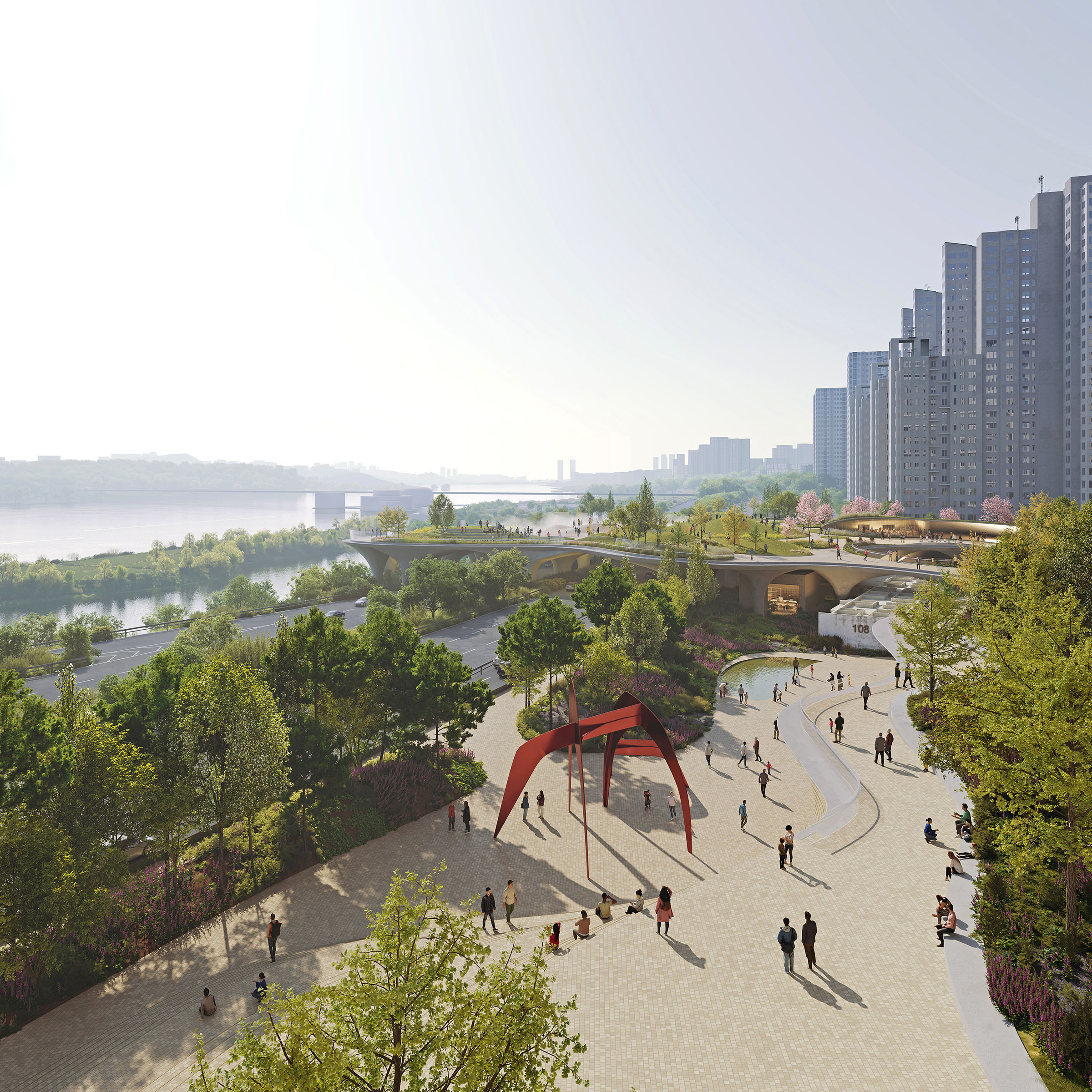 Scenery of Han River, Legacy of Memory in Seoul by ArchiWorkshop ...