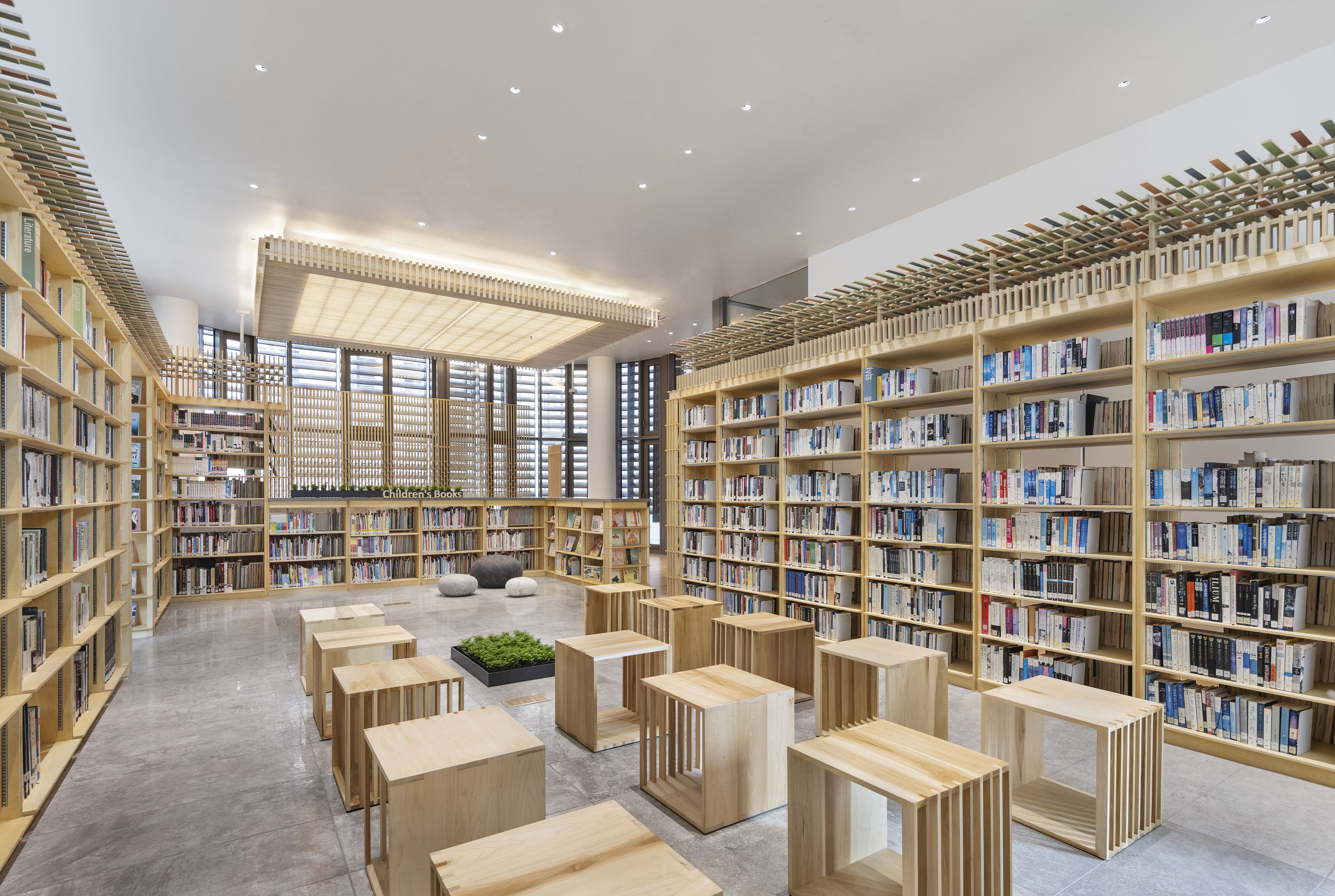 Korean Cultural Center New York Library by PRAXES - Architizer