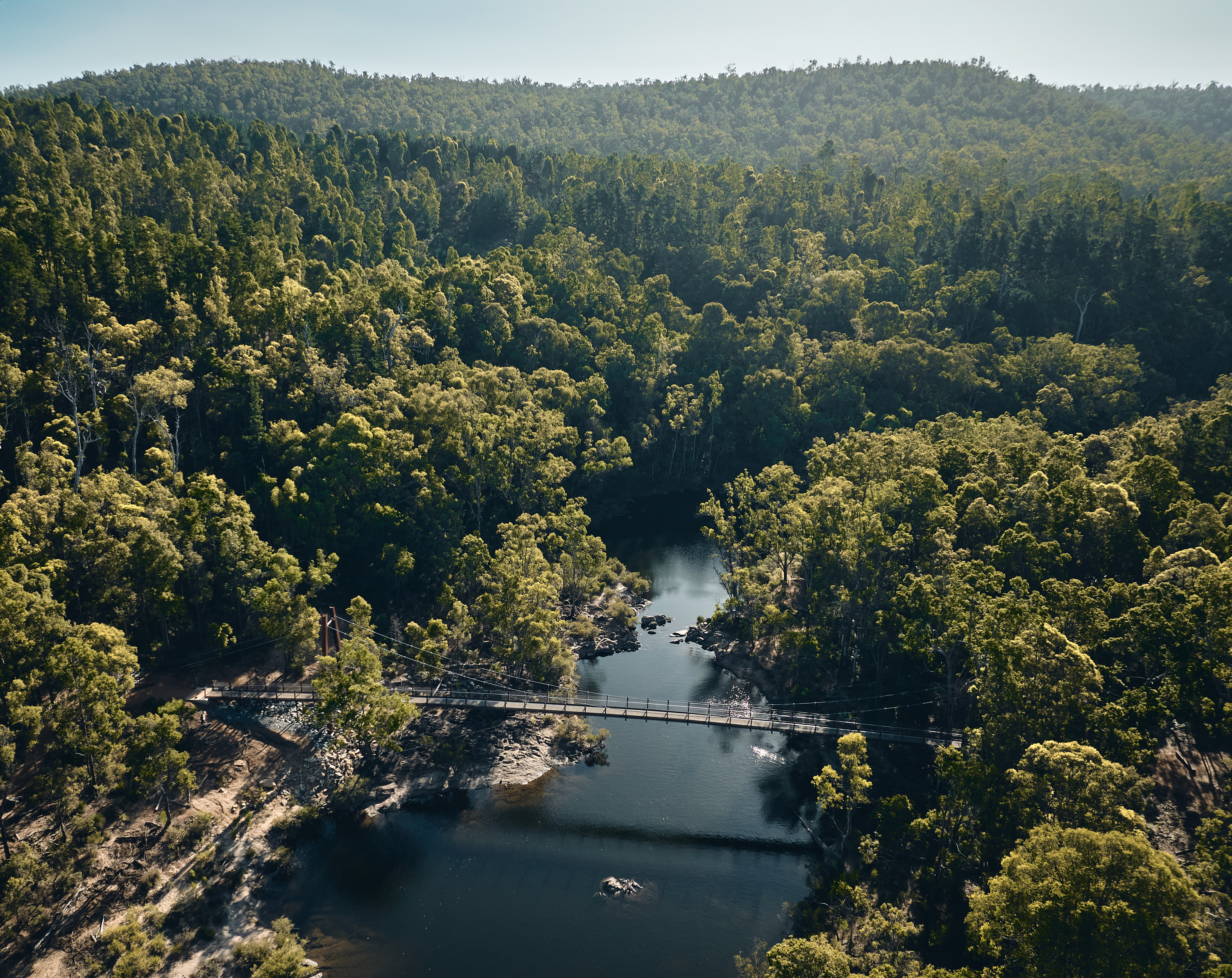 Dwaarlindjirraap Suspension Bridge by Iredale Pedersen Hook Architects ...