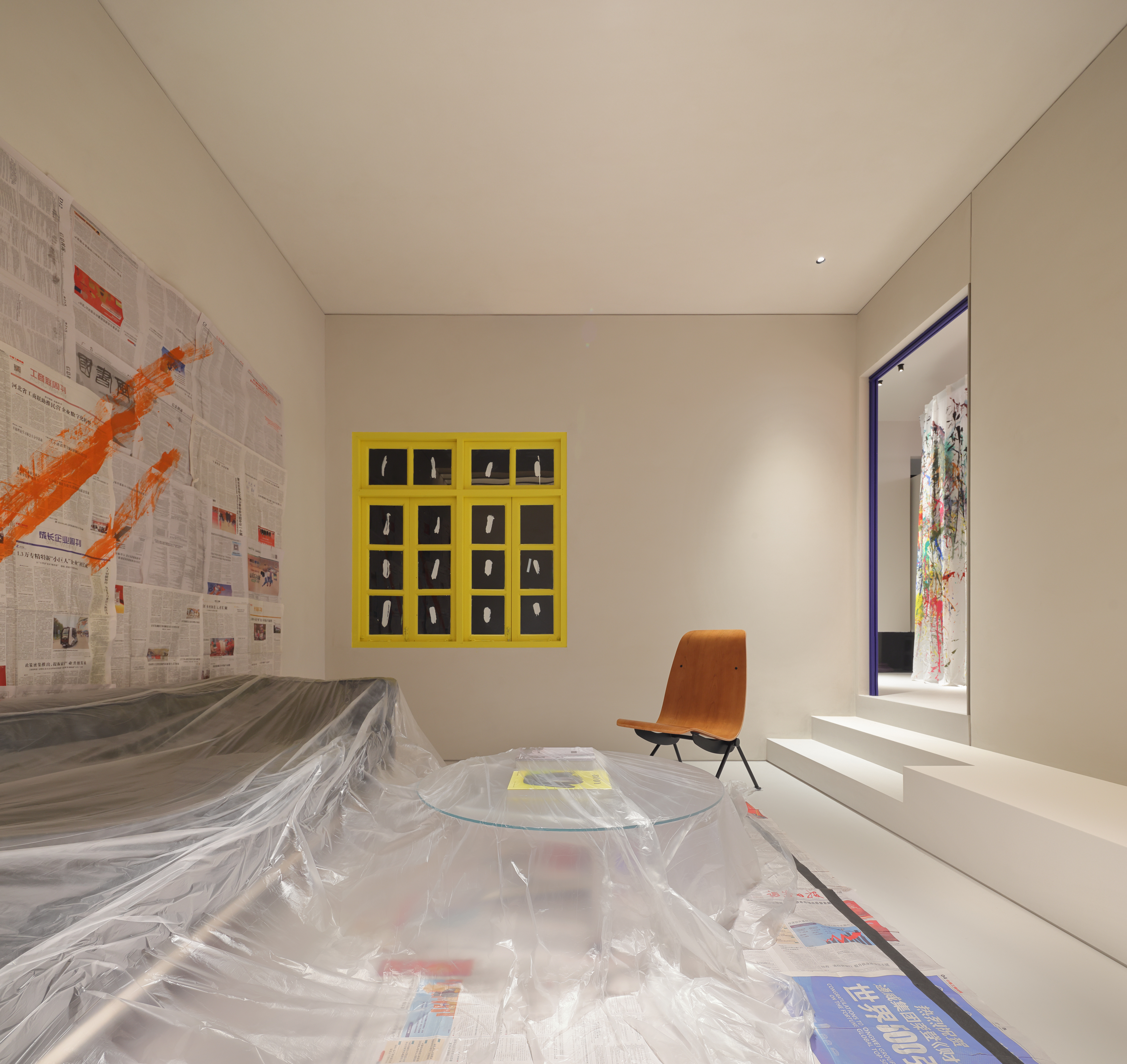 Beton Cire Paint Showroom by NDB Design by Current-Newswire - Architizer