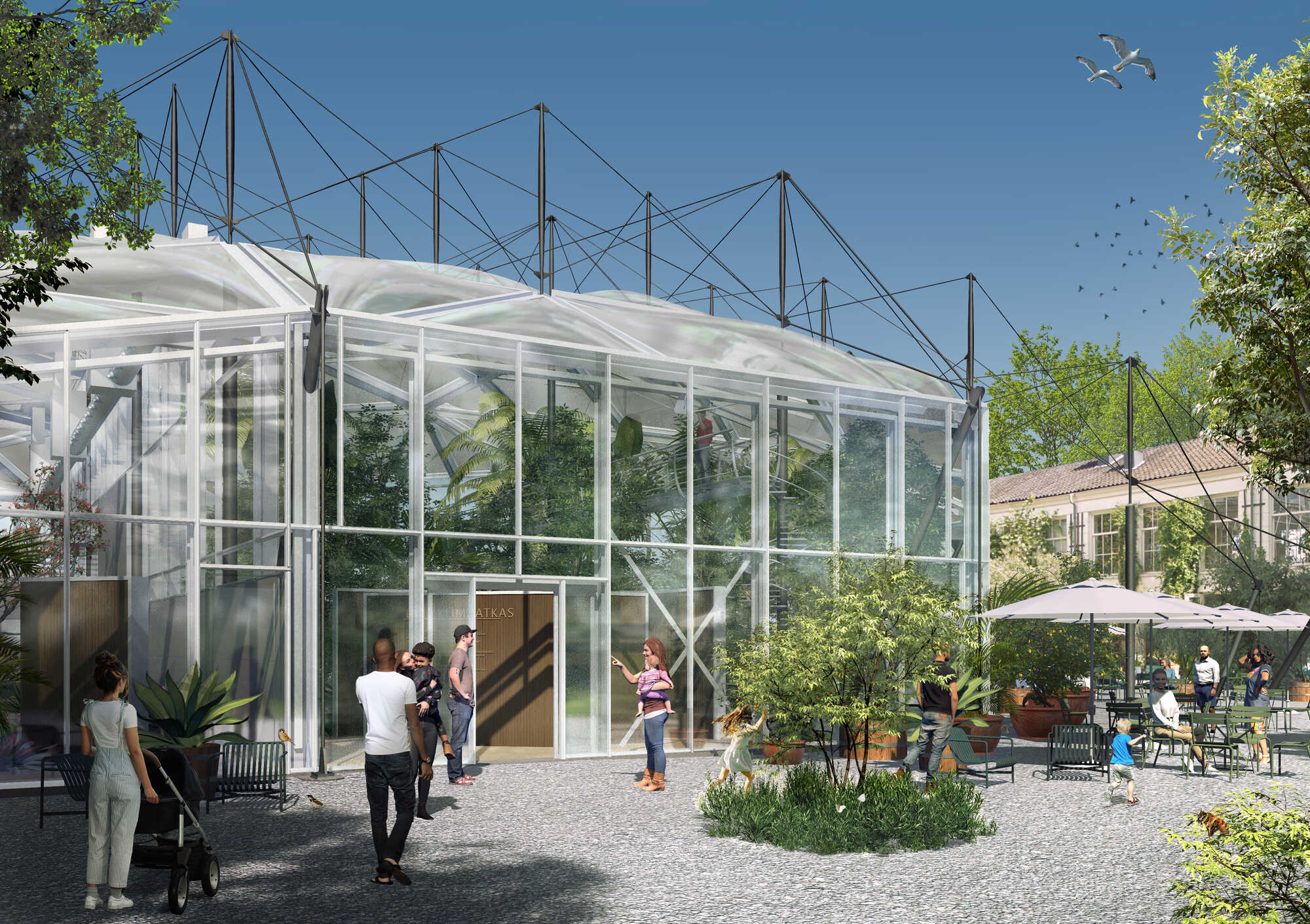 Renovation Three Climate Greenhouse Hortus Botanicus Amsterdam by ZJA I ...