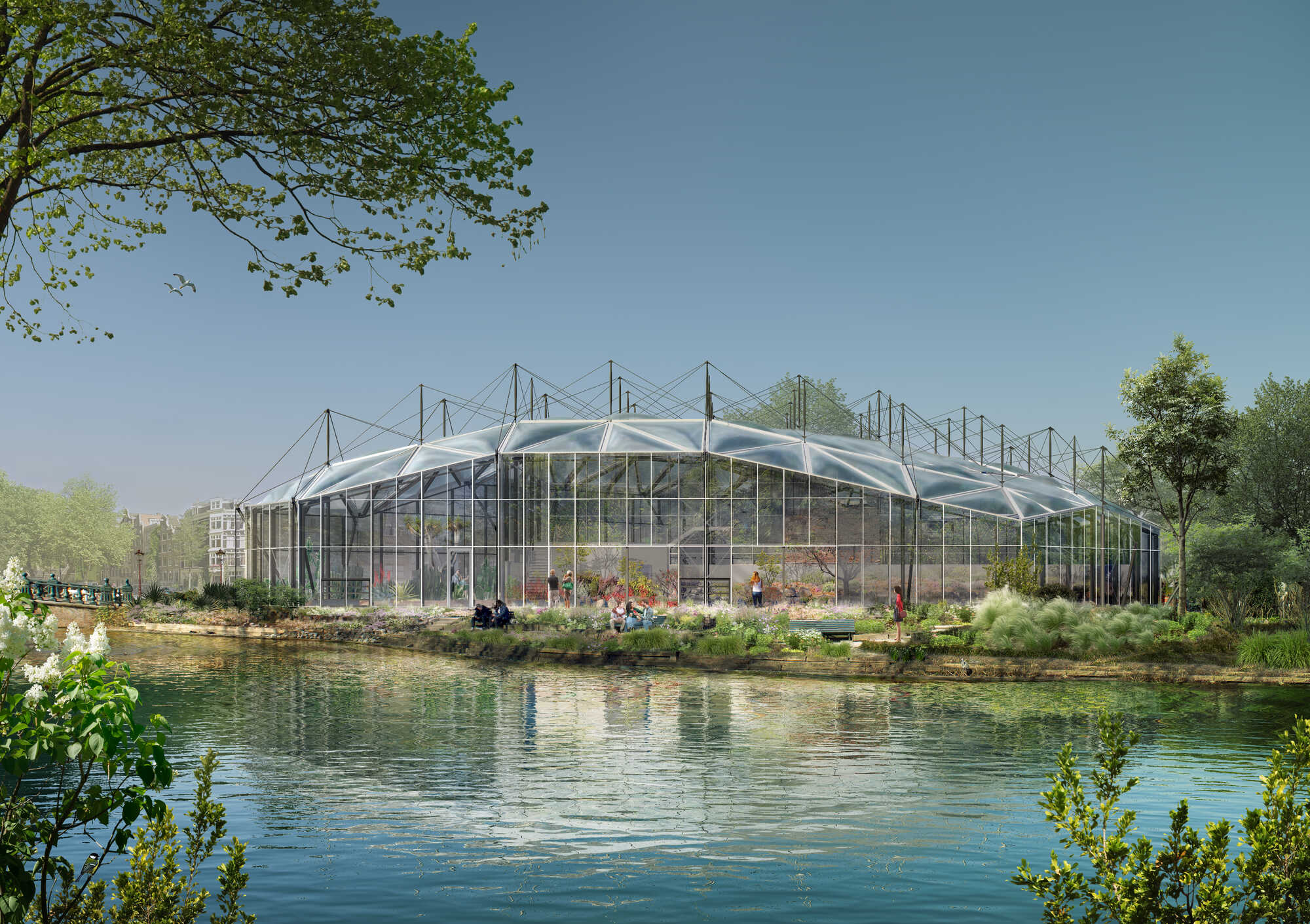 Renovation Three Climate Greenhouse Hortus Botanicus Amsterdam by ZJA I ...