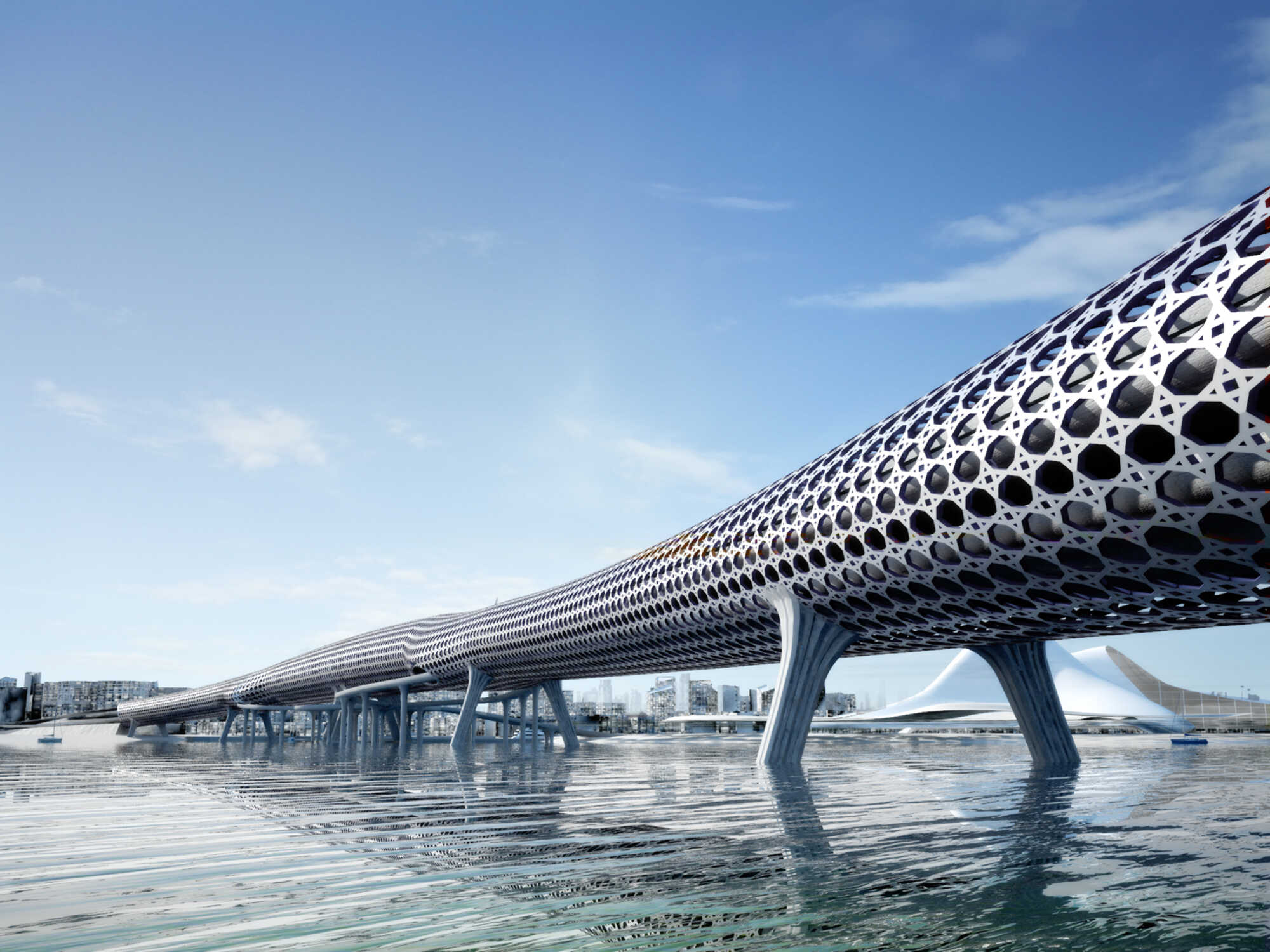 Sixth bridge, Dubai by ZJA I Architects & Engineers - Architizer