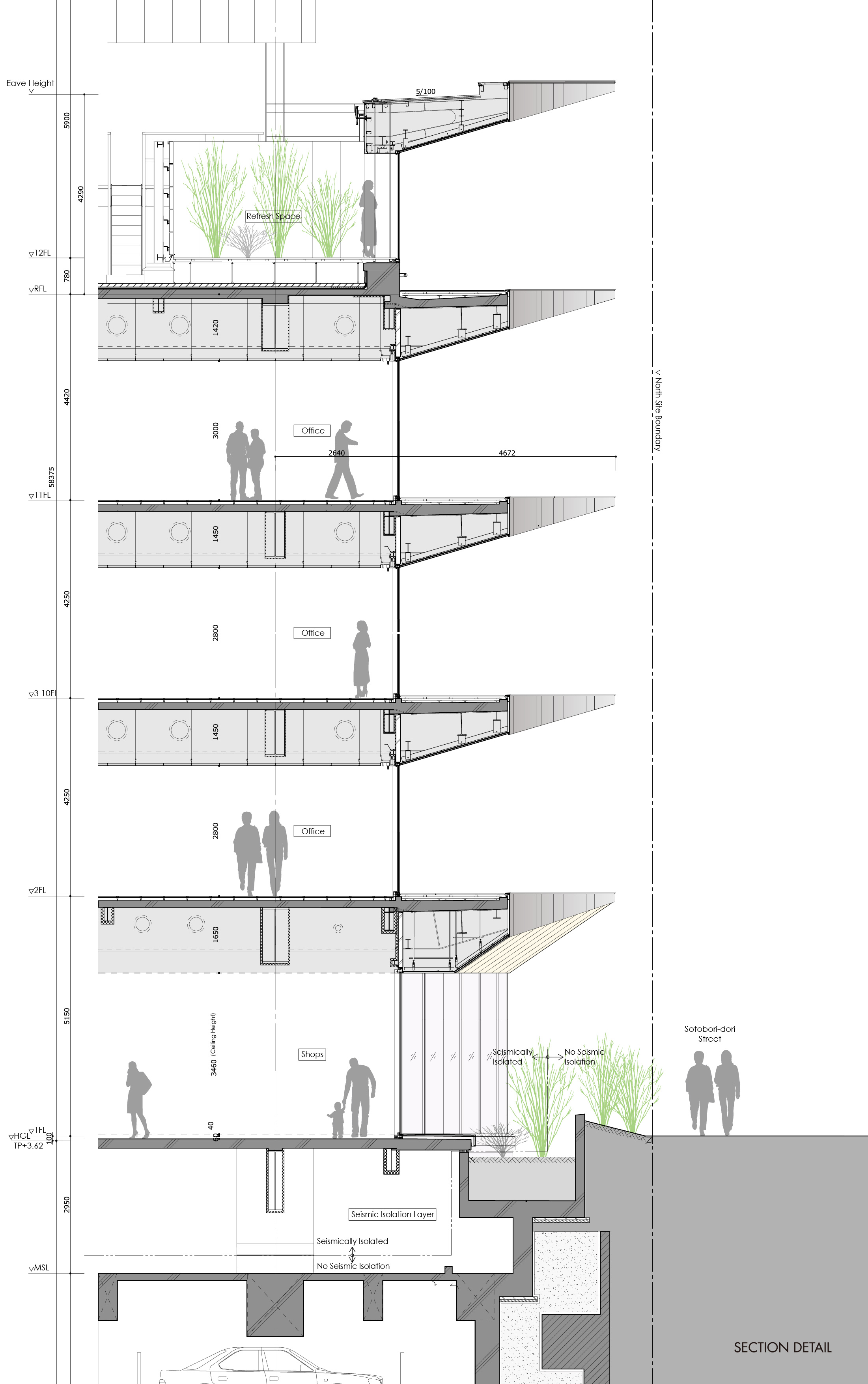 Ginsen Nishi Shimbashi Building by NIKKEN SEKKEI LTD - Architizer