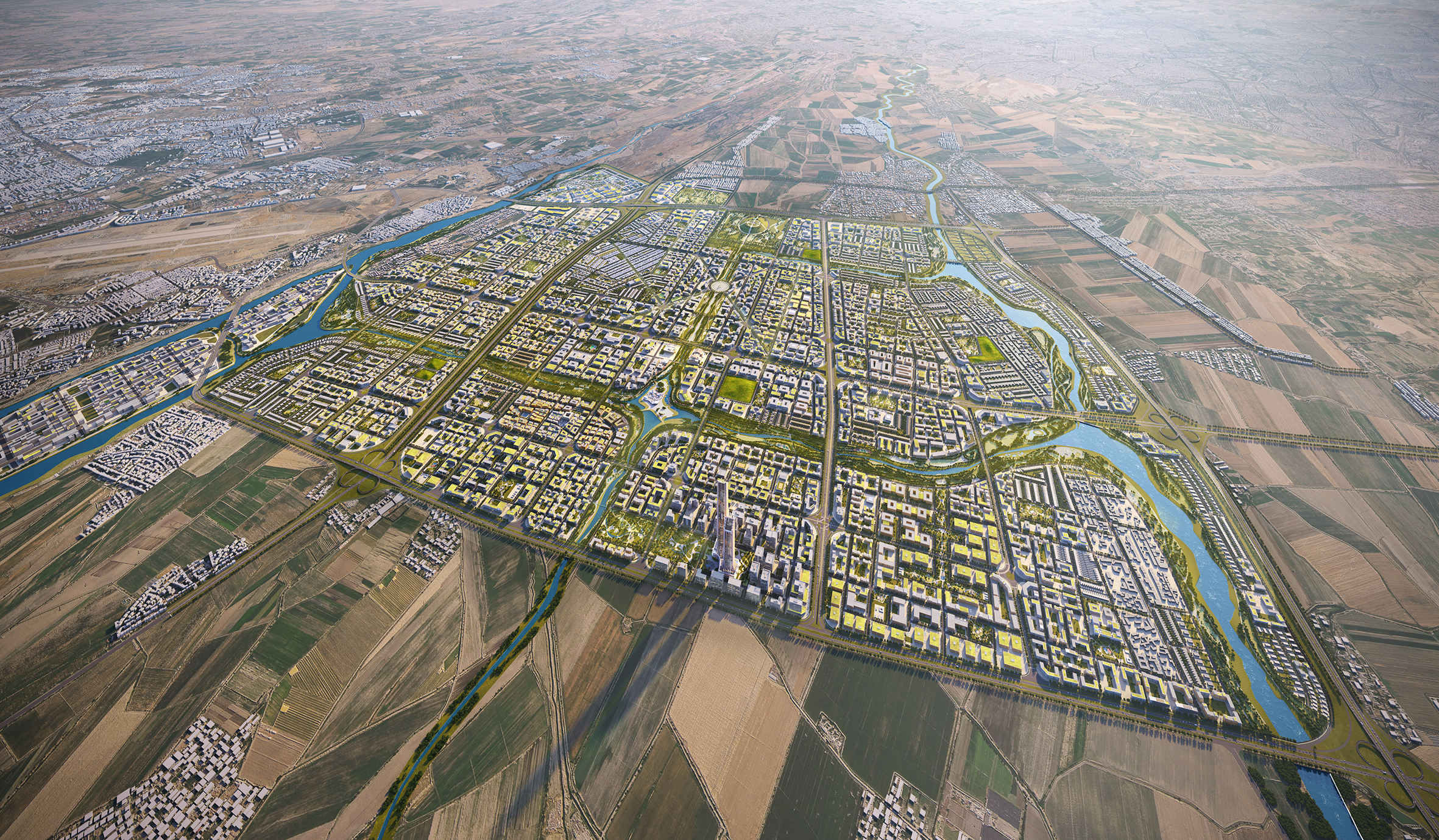 New Tashkent Masterplan, Uzbekistan by Cross Works - Architizer