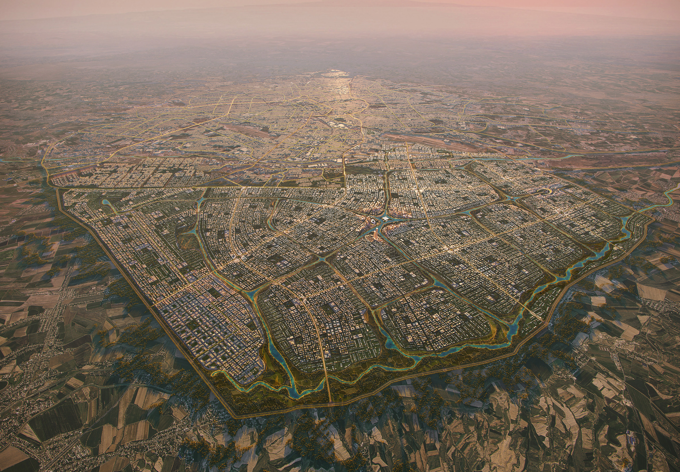 New Tashkent Masterplan, Uzbekistan by Cross Works - Architizer