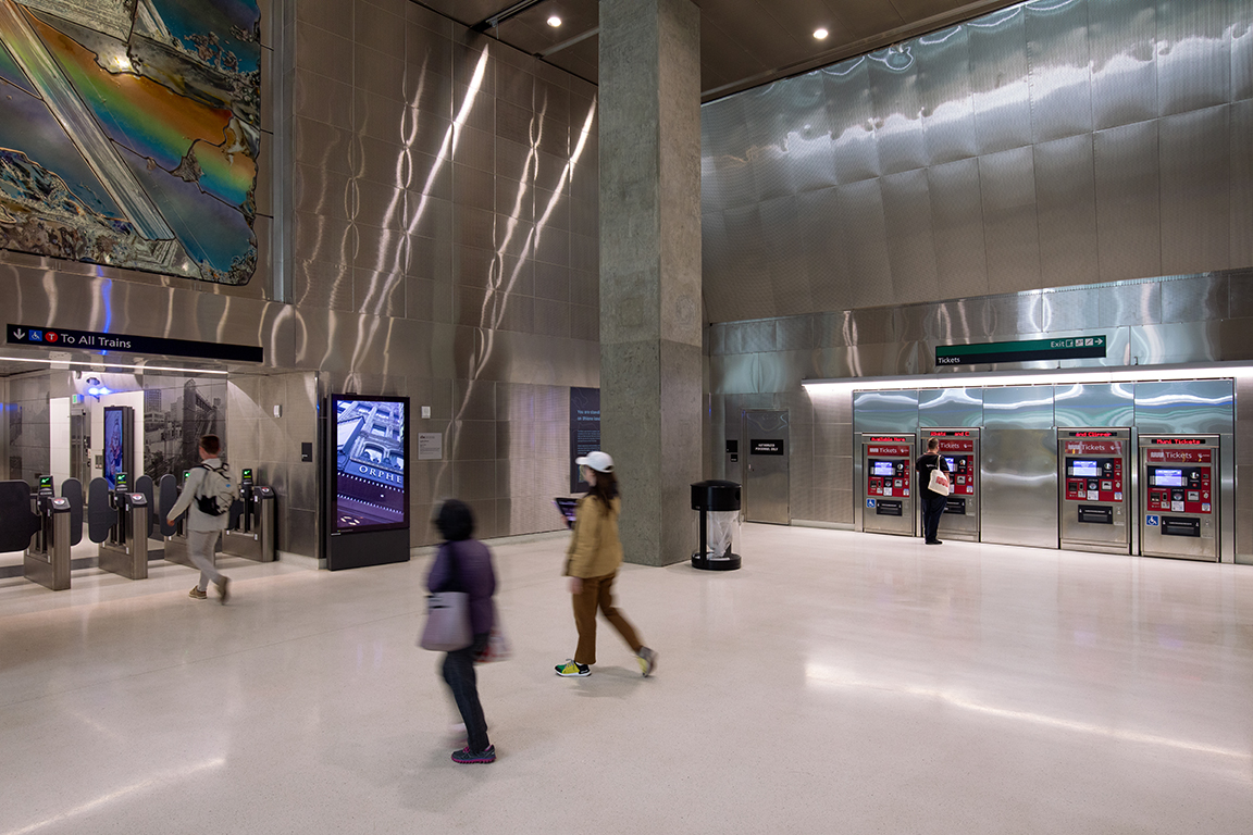 Central Subway Yerba Buena/Moscone Station by MWA Architects - Architizer