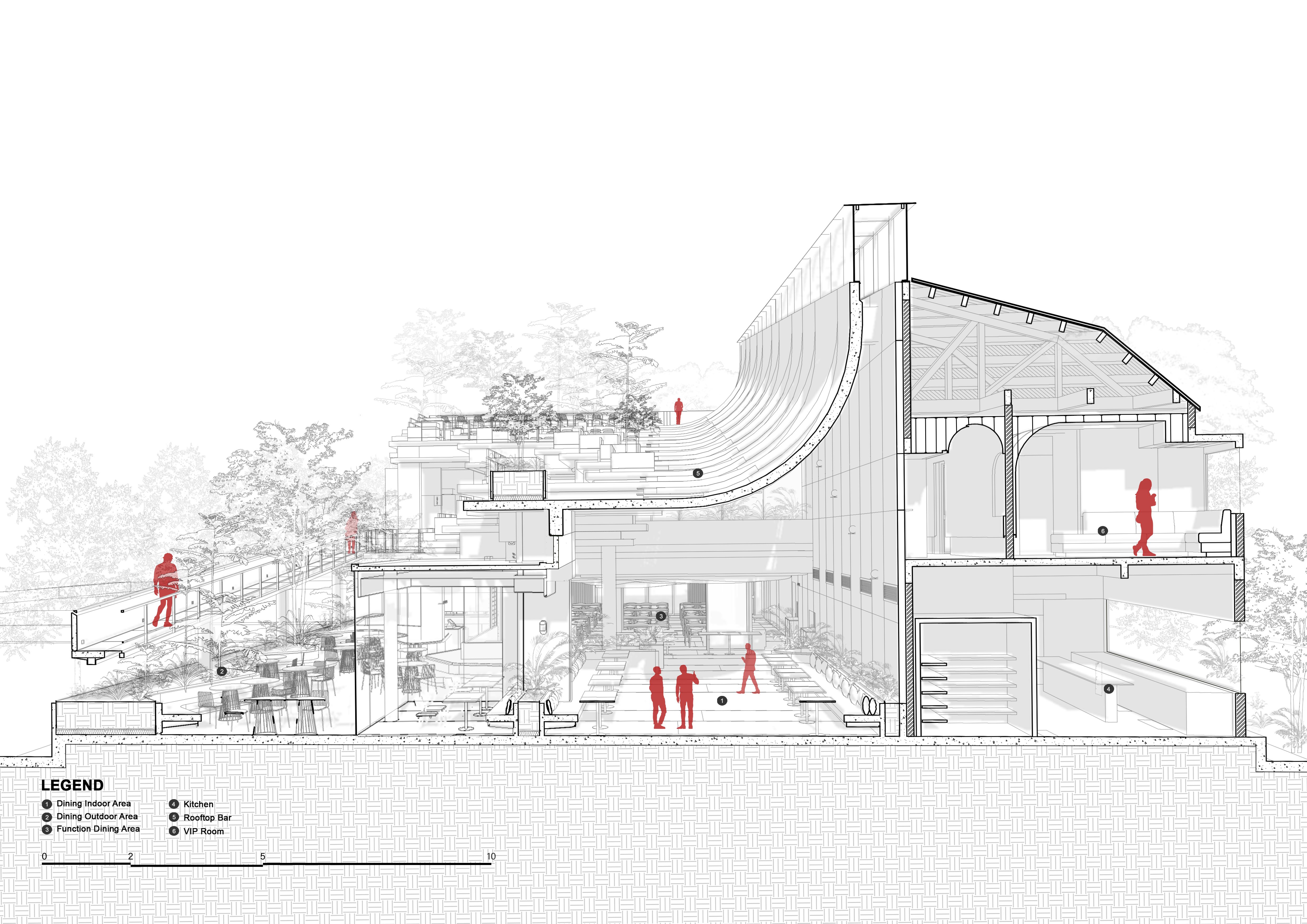 Aruma Split Garden by RAD+ar ( Research Artistic Design + architecture ...