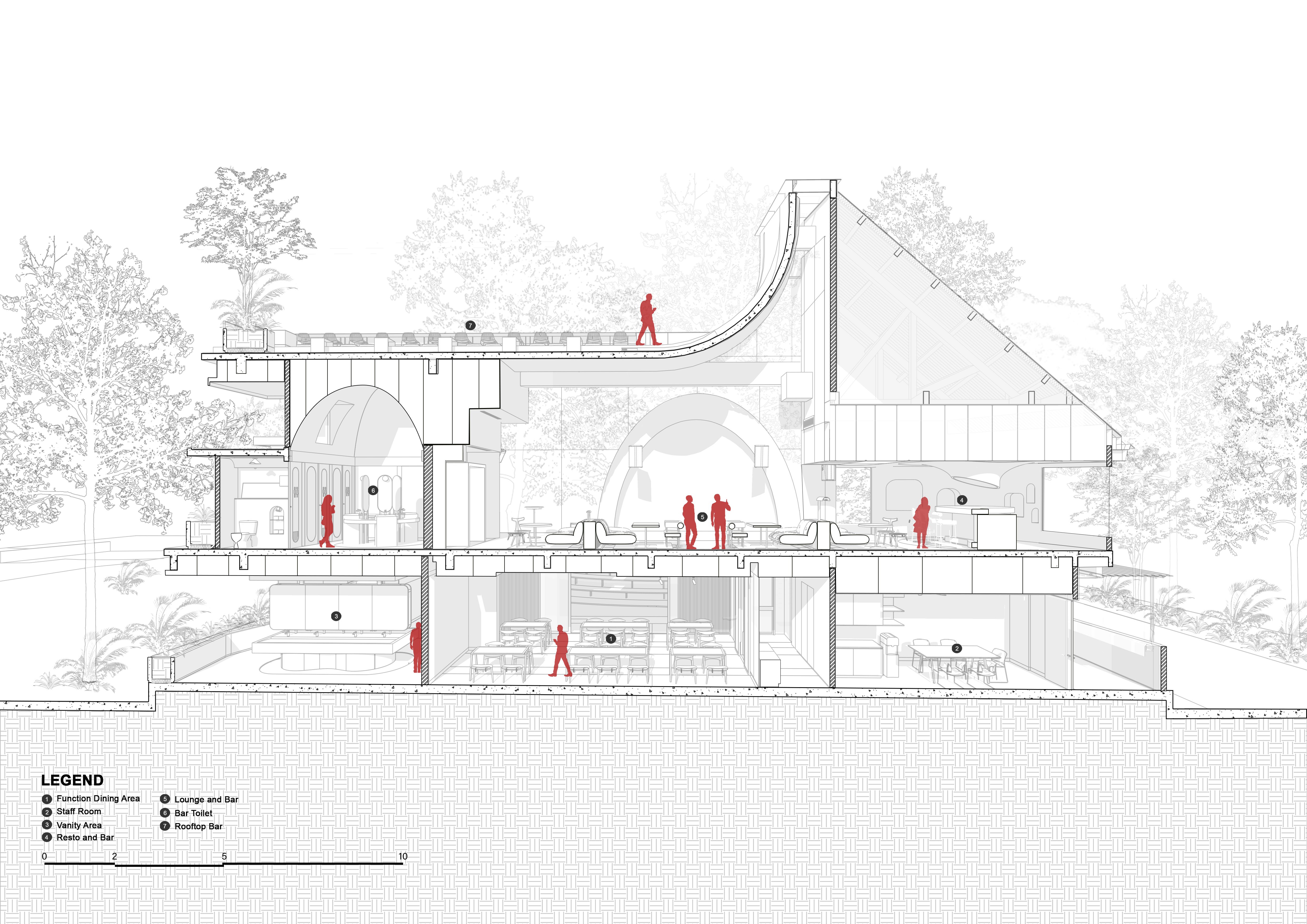 Aruma Split Garden by RAD+ar ( Research Artistic Design + architecture ...