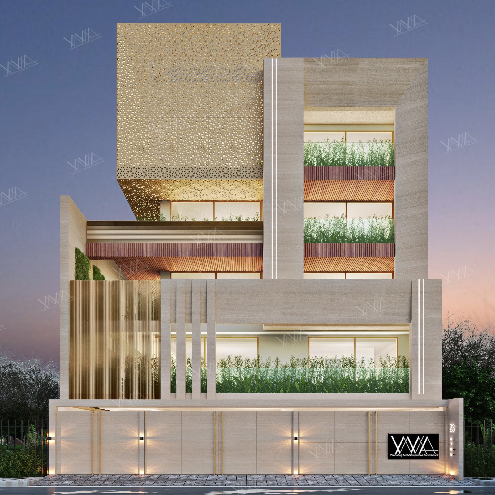 Brilliance Accentuated: Impact of Lighting in Residential Facades by ...