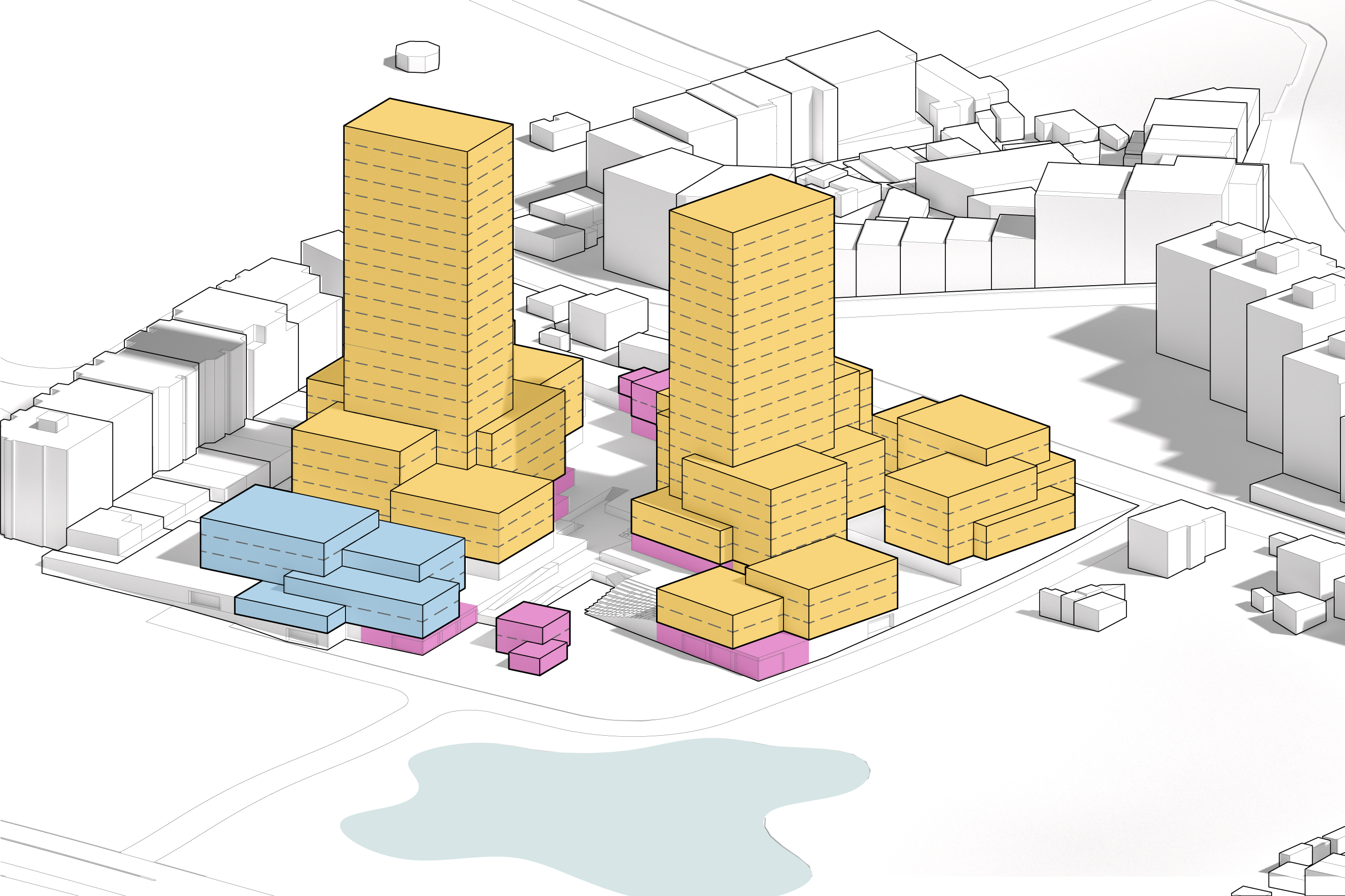 Rising Ground Towers by MASSLAB - Architizer