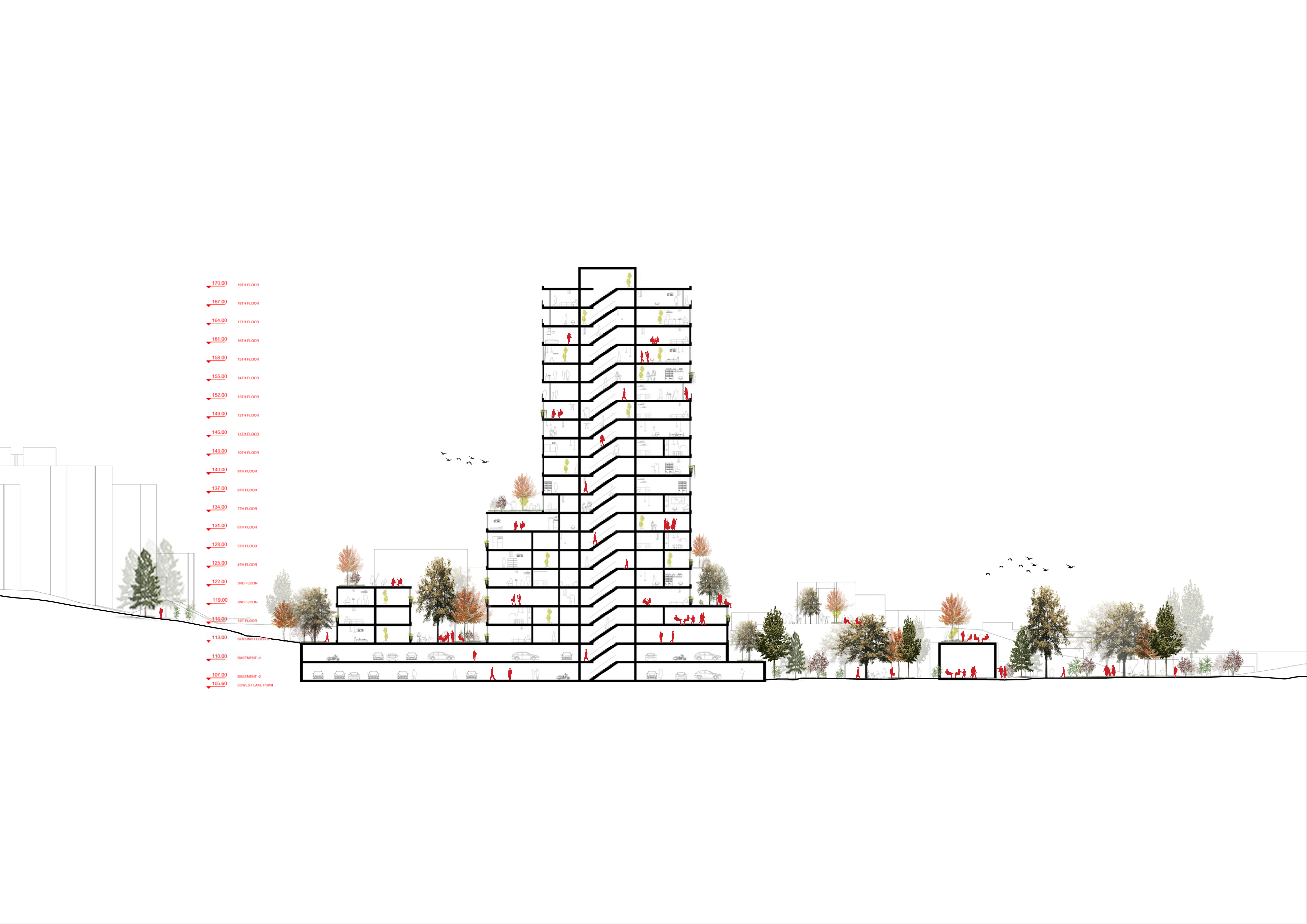 Rising Ground Towers by MASSLAB - Architizer
