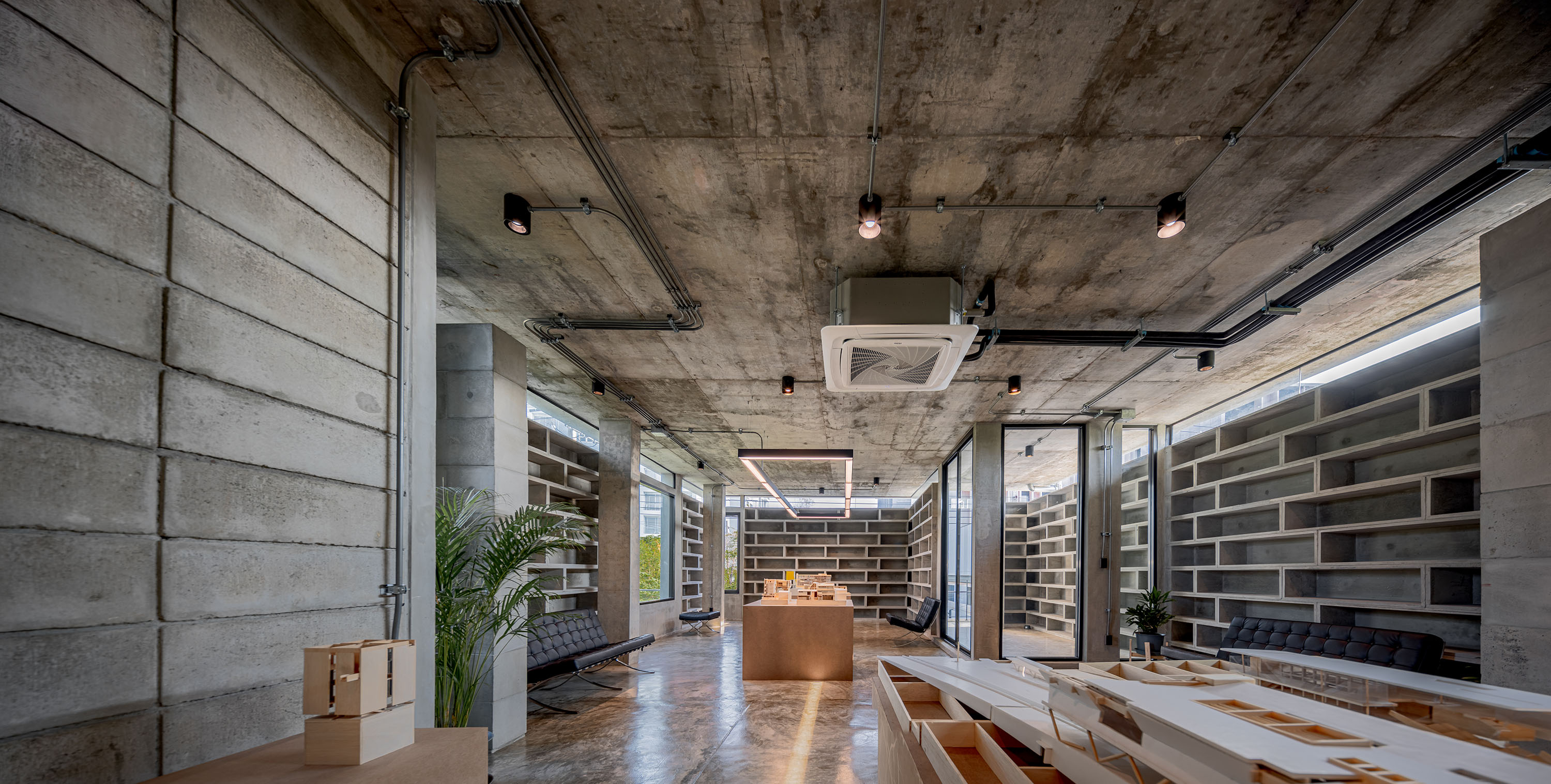 Concrete Collage Office by COLLAGE DESIGN STUDIO - Architizer