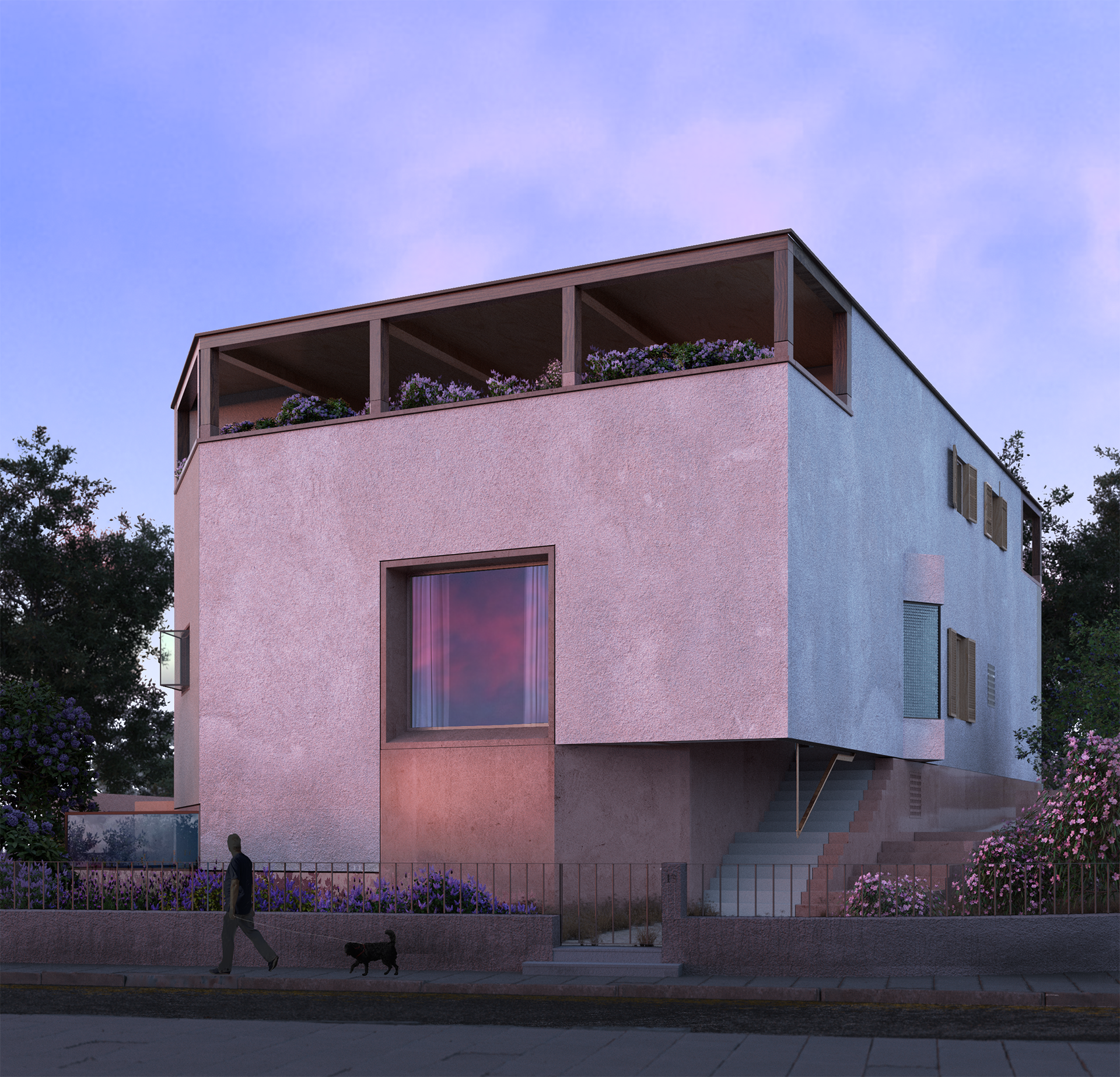 House with a Big Window by Nysa - Architizer