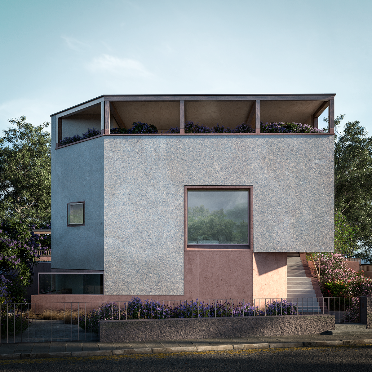 House with a Big Window by Nysa - Architizer