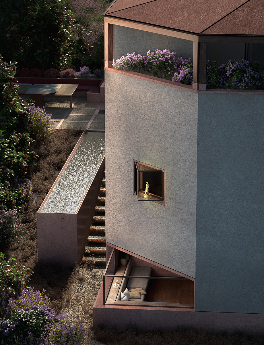 House with a Big Window by Nysa - Architizer