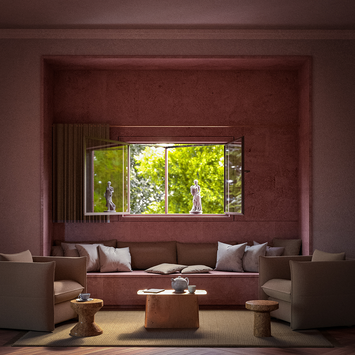 House with a Big Window by Nysa - Architizer