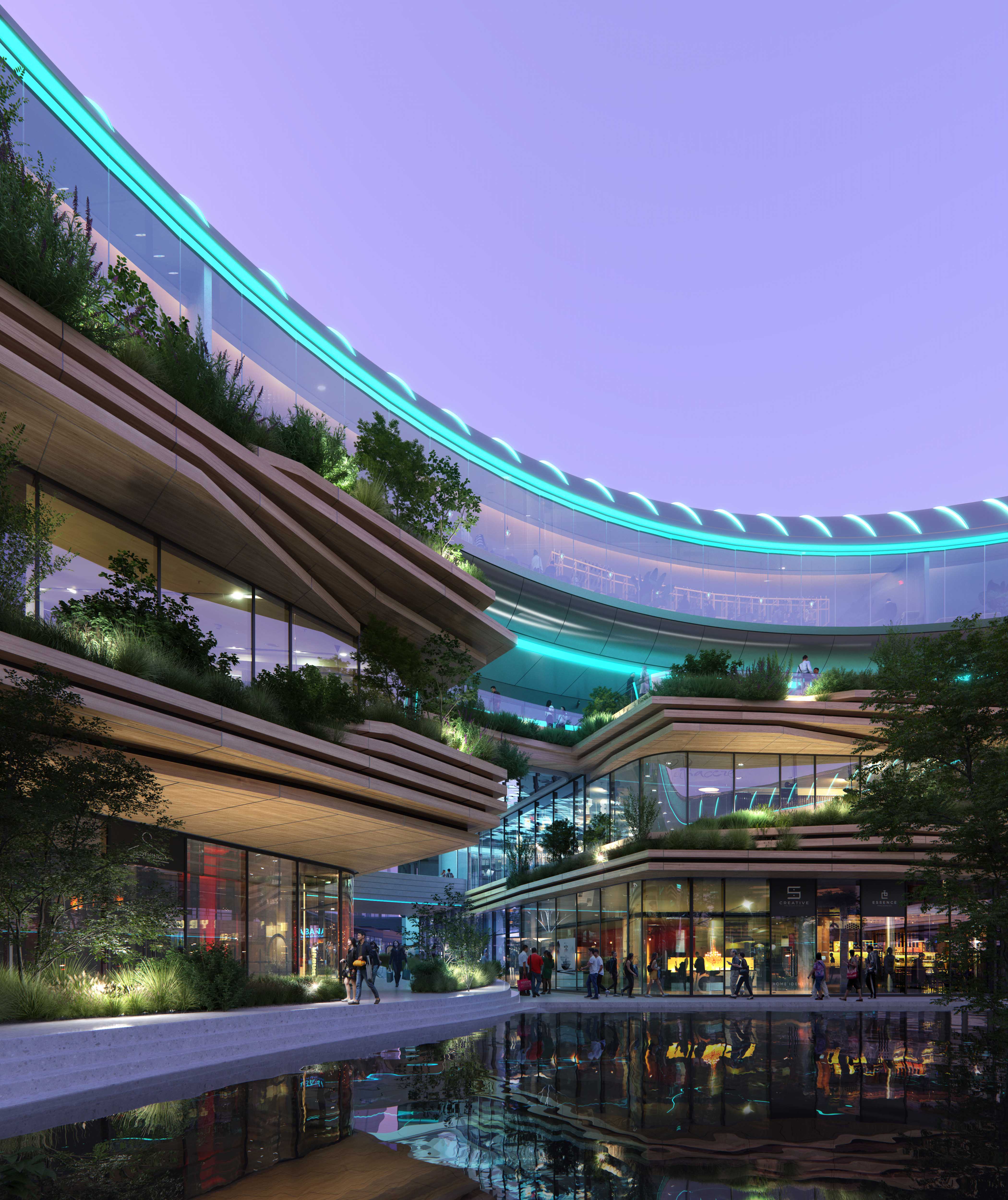 The Cosmic Creek: Redefining Urban Spaces with Nature-Integrated Design ...