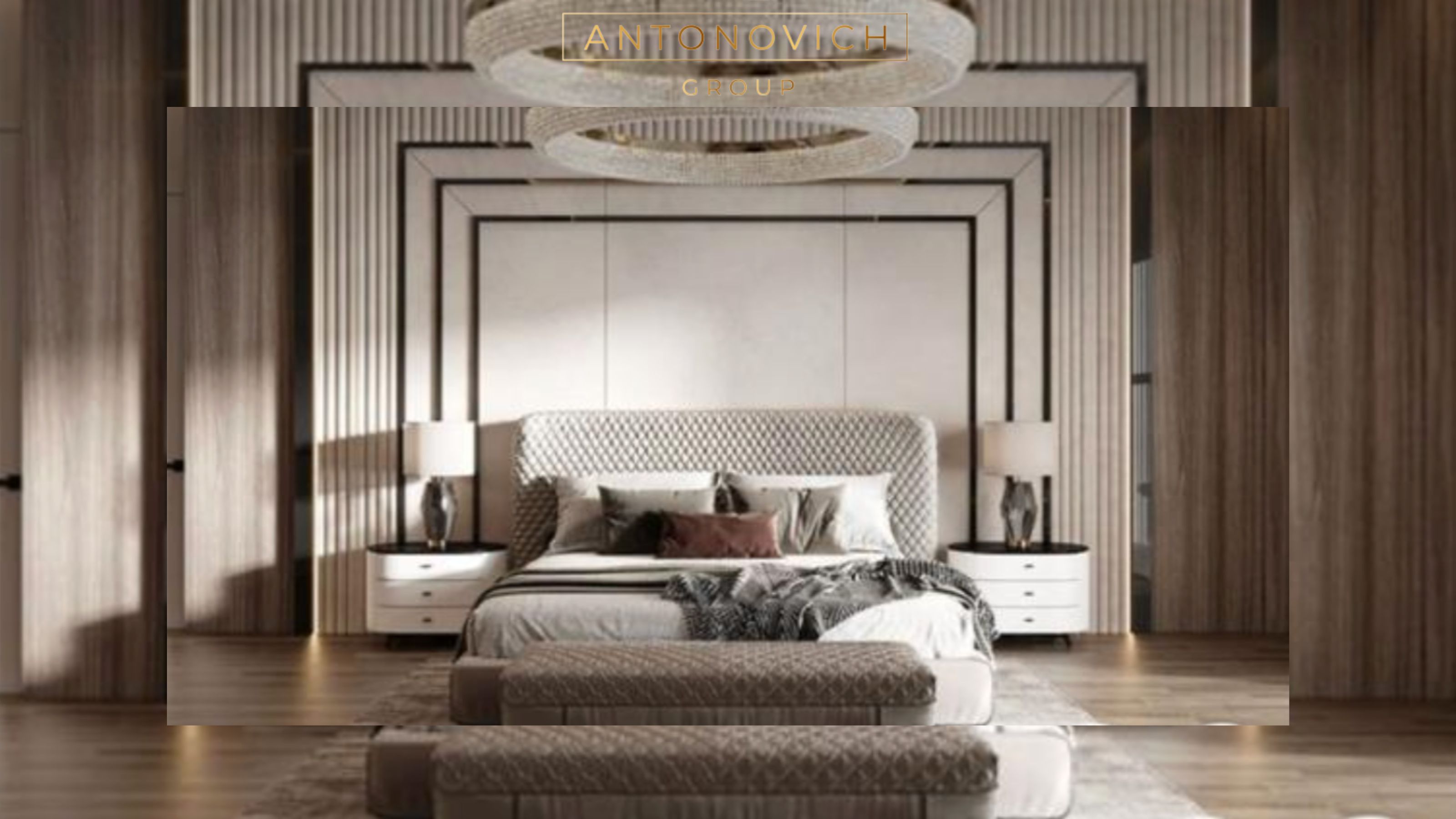 Modern Bedroom Interior Design Solution by LUXURY ANTONOVICH DESIGN ...